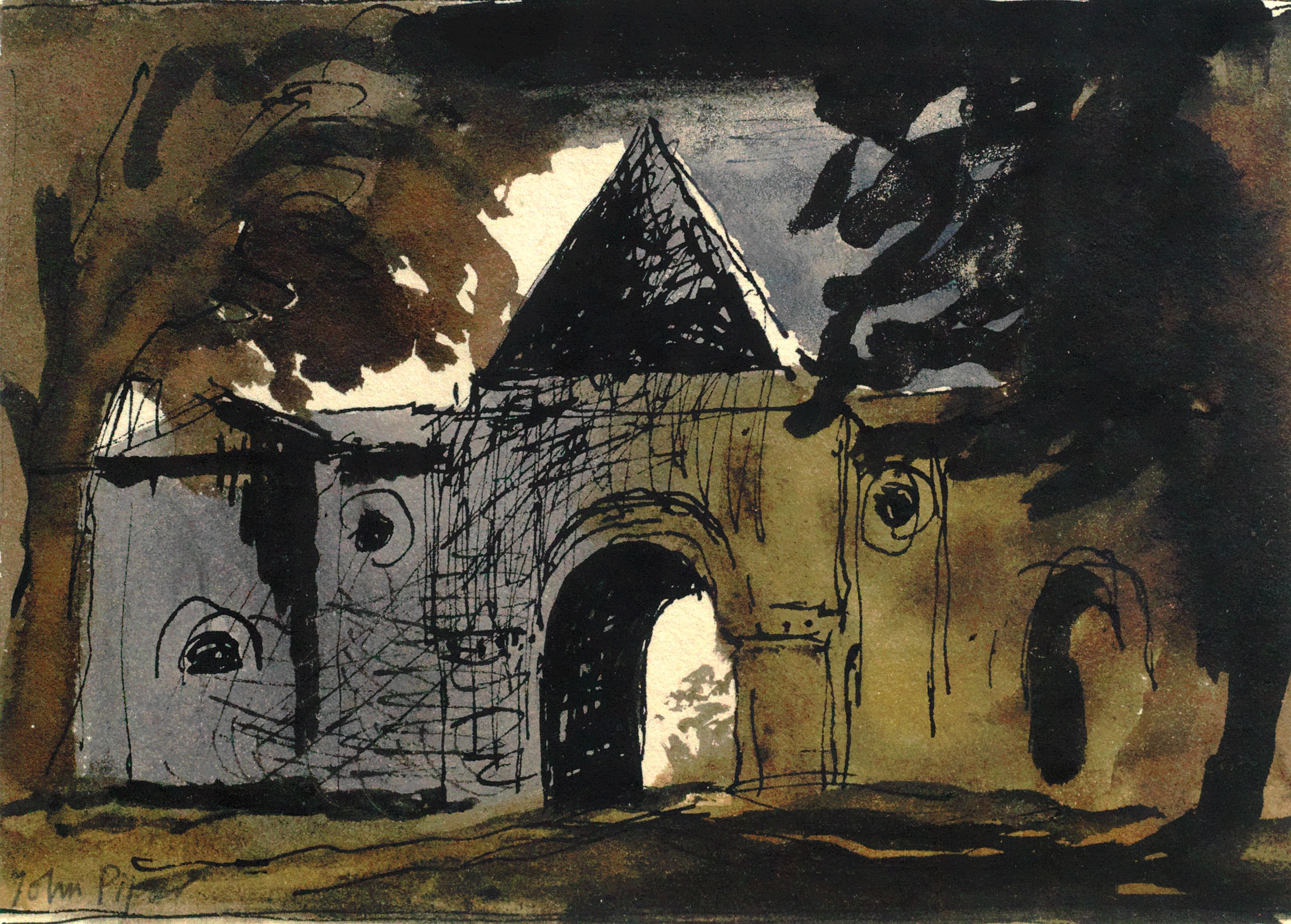 Bonhams : John Piper C.H. (British, 1903-1992) Entrance gate