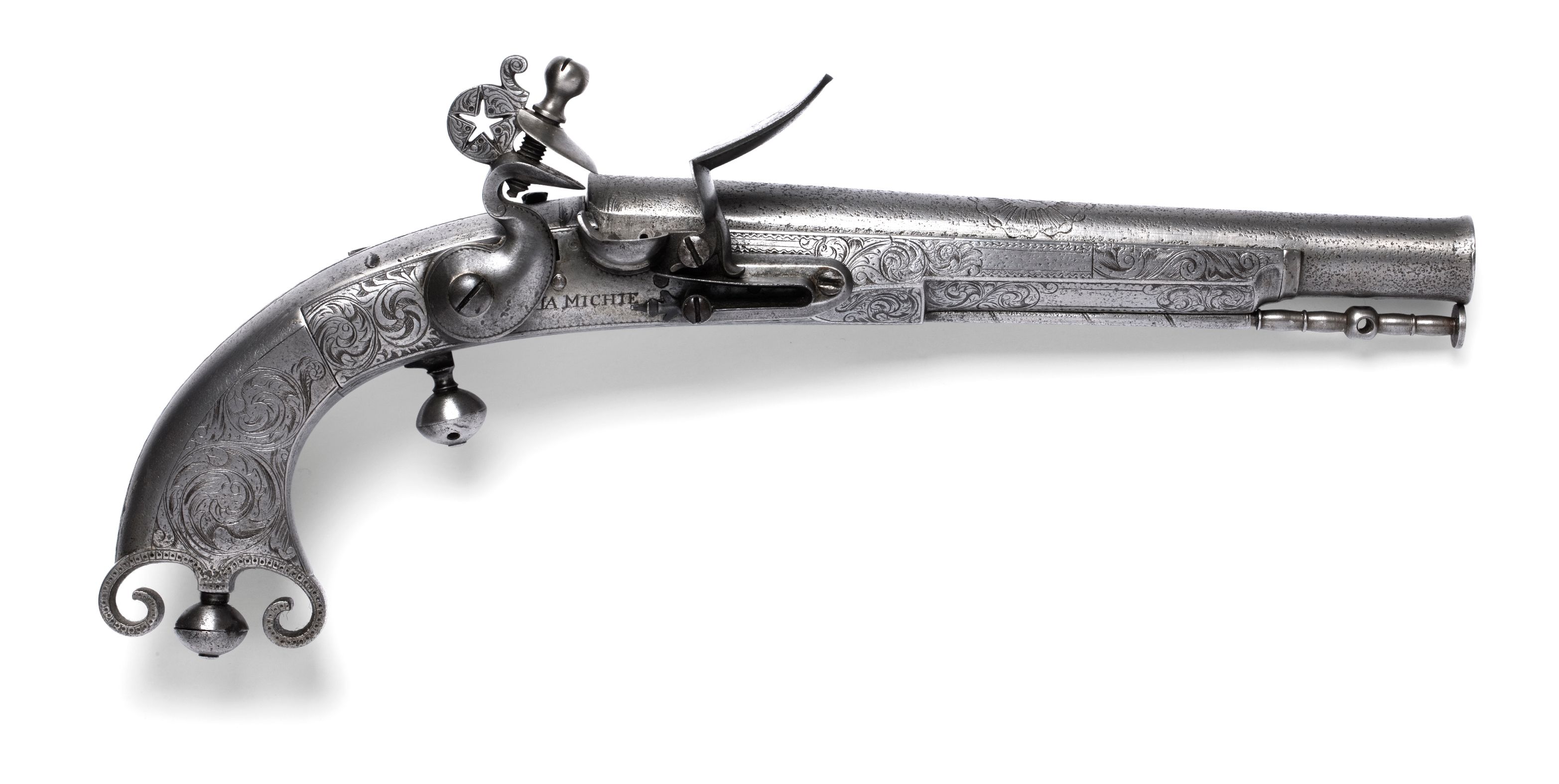 Bonhams : A Scottish 20-bore all-metal flintlock belt pistol