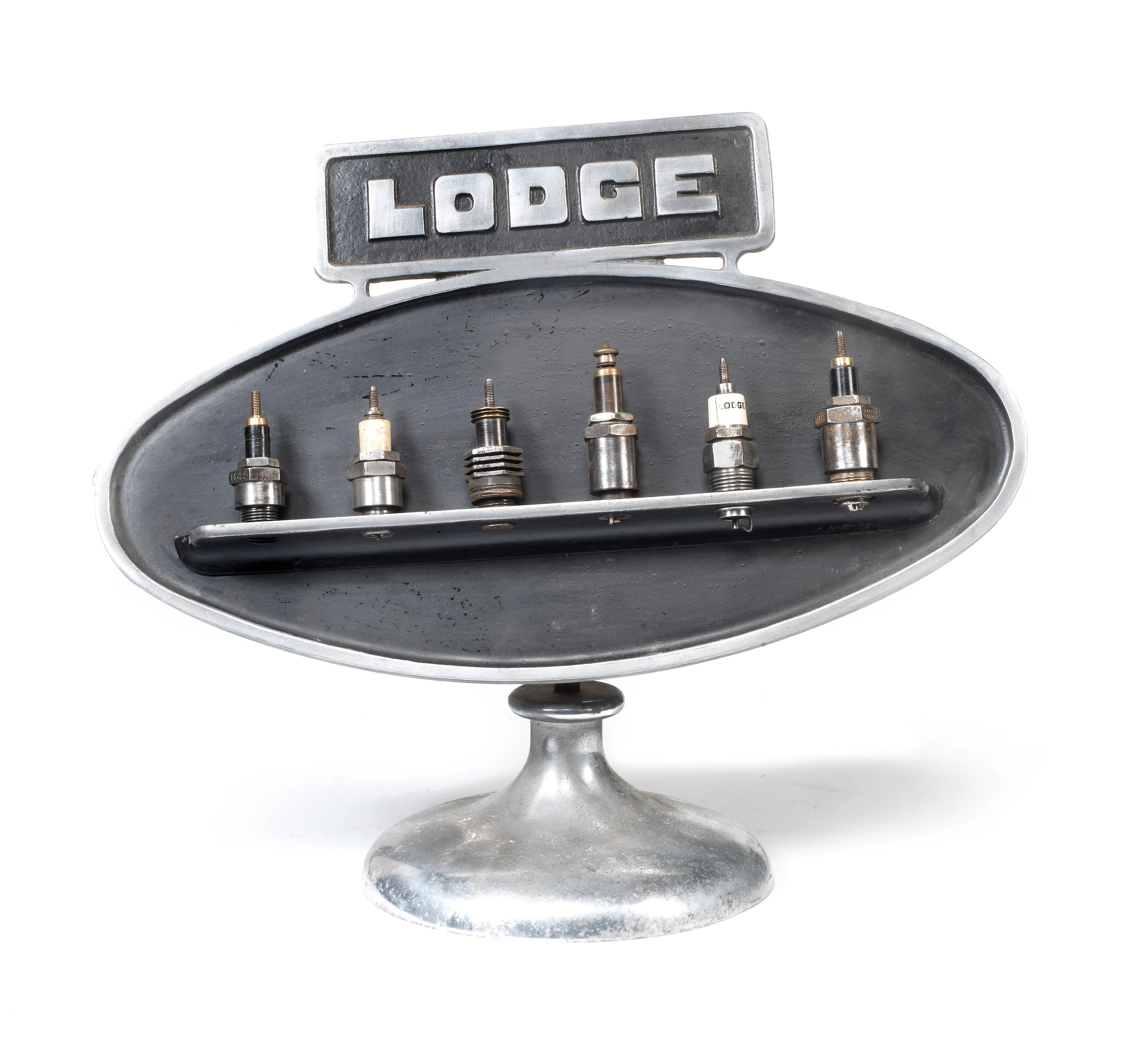 Bonhams Cars : A lodge spark plug promotional display stand