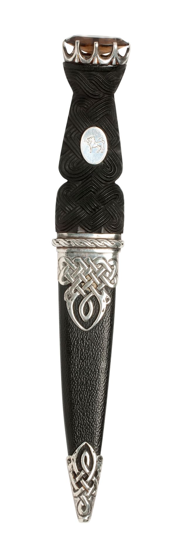 Bonhams : A 20th century silver mounted Skean Dhu