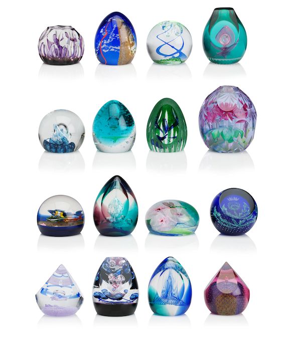 Bonhams : A collection of mostly limited edition Caithness paperweights