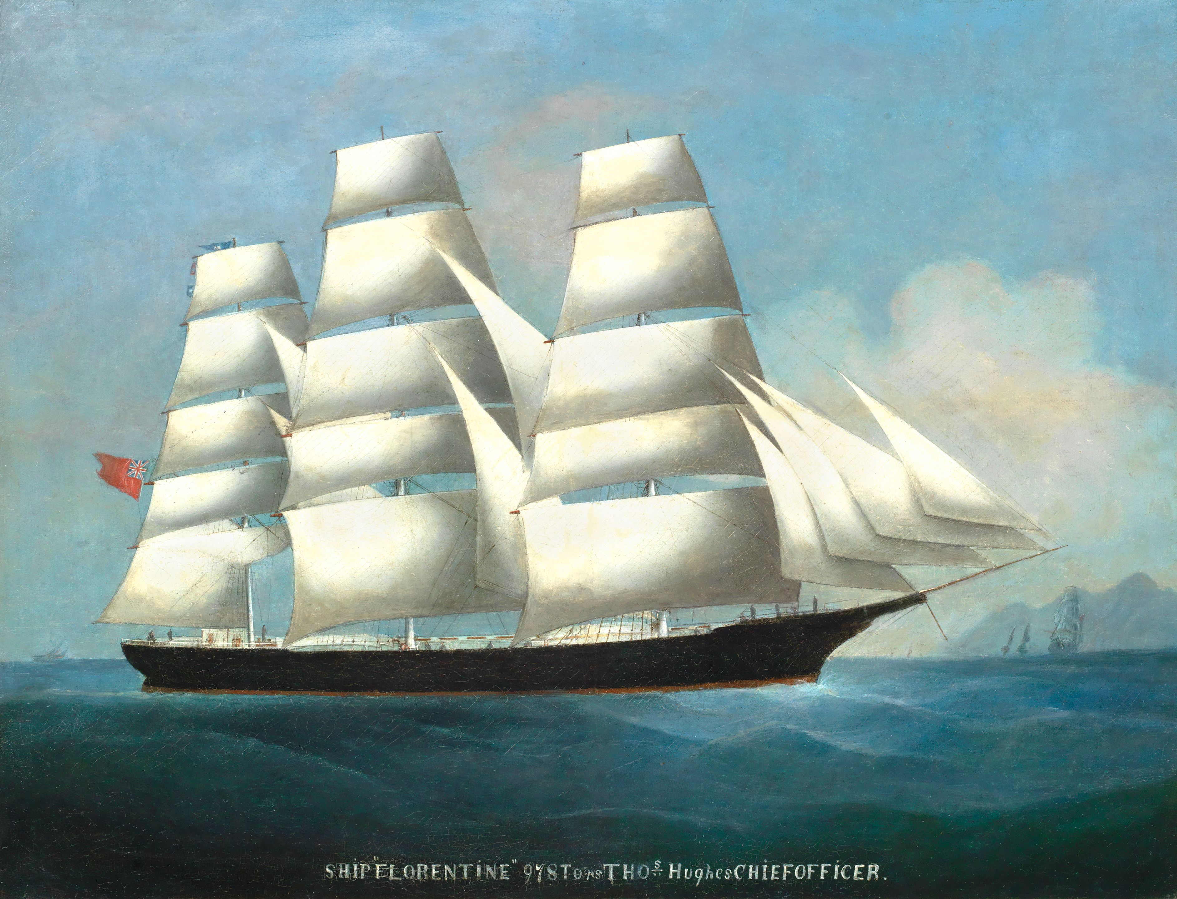 Bonhams : Chinese School, China Trade, 19th Century The clipper ship ...