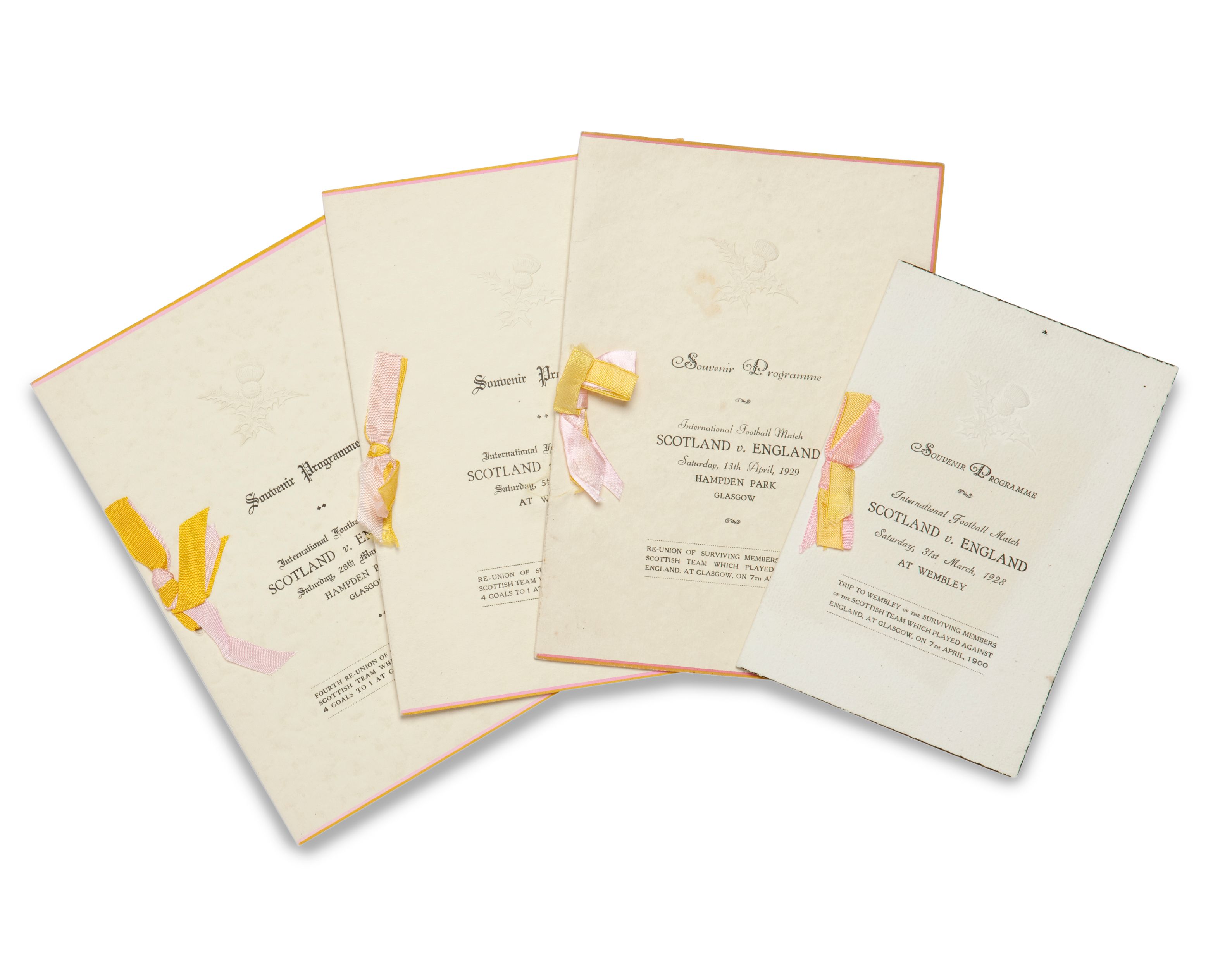 Bonhams : SCOTTISH FOOTBALL - TO CELEBRATE THE 'ROSEBERY INTERNATIONAL ...
