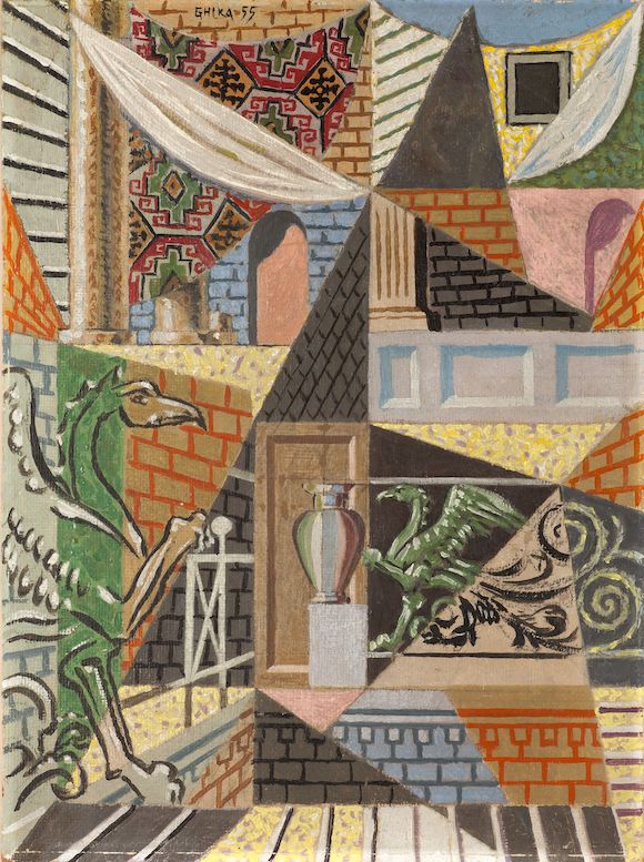 Bonhams : Nikos Hadjikyriakos-Ghika (Greek, 1906-1994) Balcony with ...