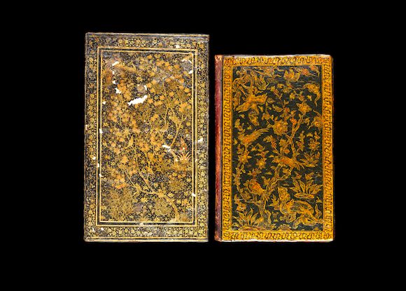 Bonhams : A Safavid lacquer binding Persia, probably Qazvin, last ...