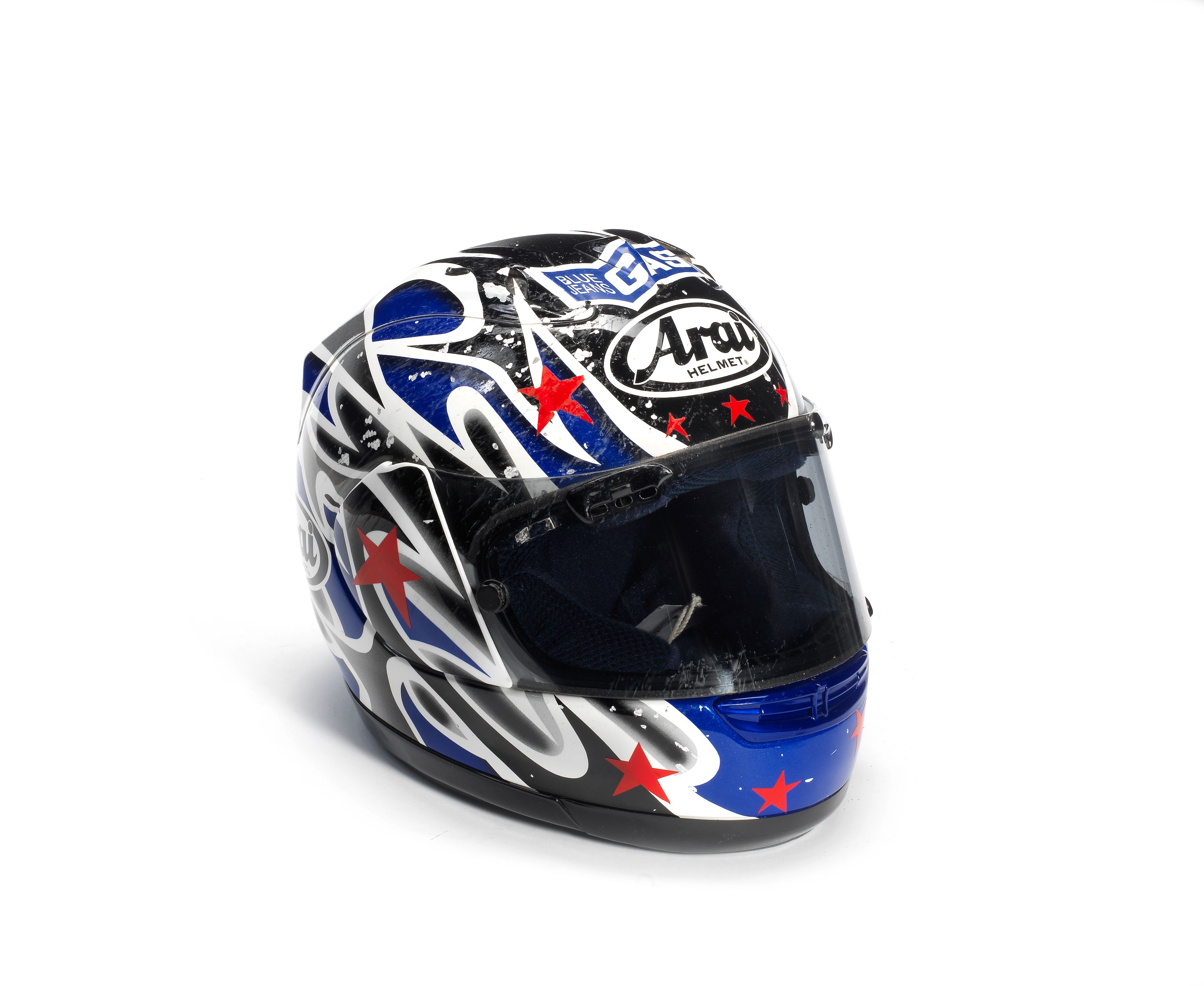 Bonhams Cars : Colin Edwards' World Superbike race-worn helmet by Arai ...