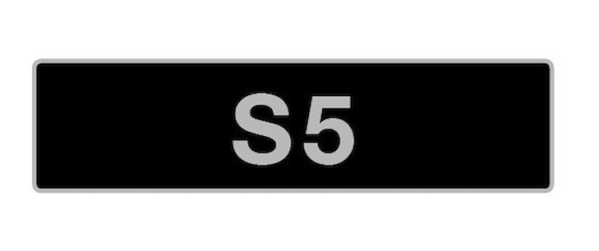 Bonhams Cars : Vehicle Registration Number 'S5' on retention V778 ...