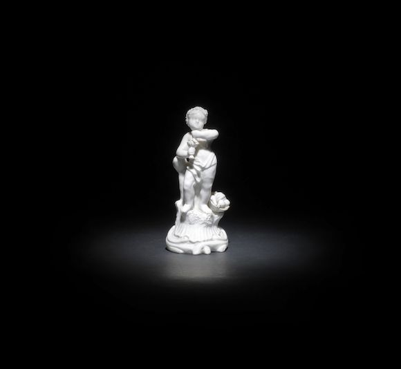 Bonhams : A William Cookworthy white figure, circa 1768-74