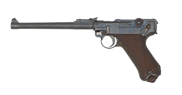 Bonhams : A 9mm 'Model 1916' 'Artillery' semi-automatic pistol by D.W.M ...