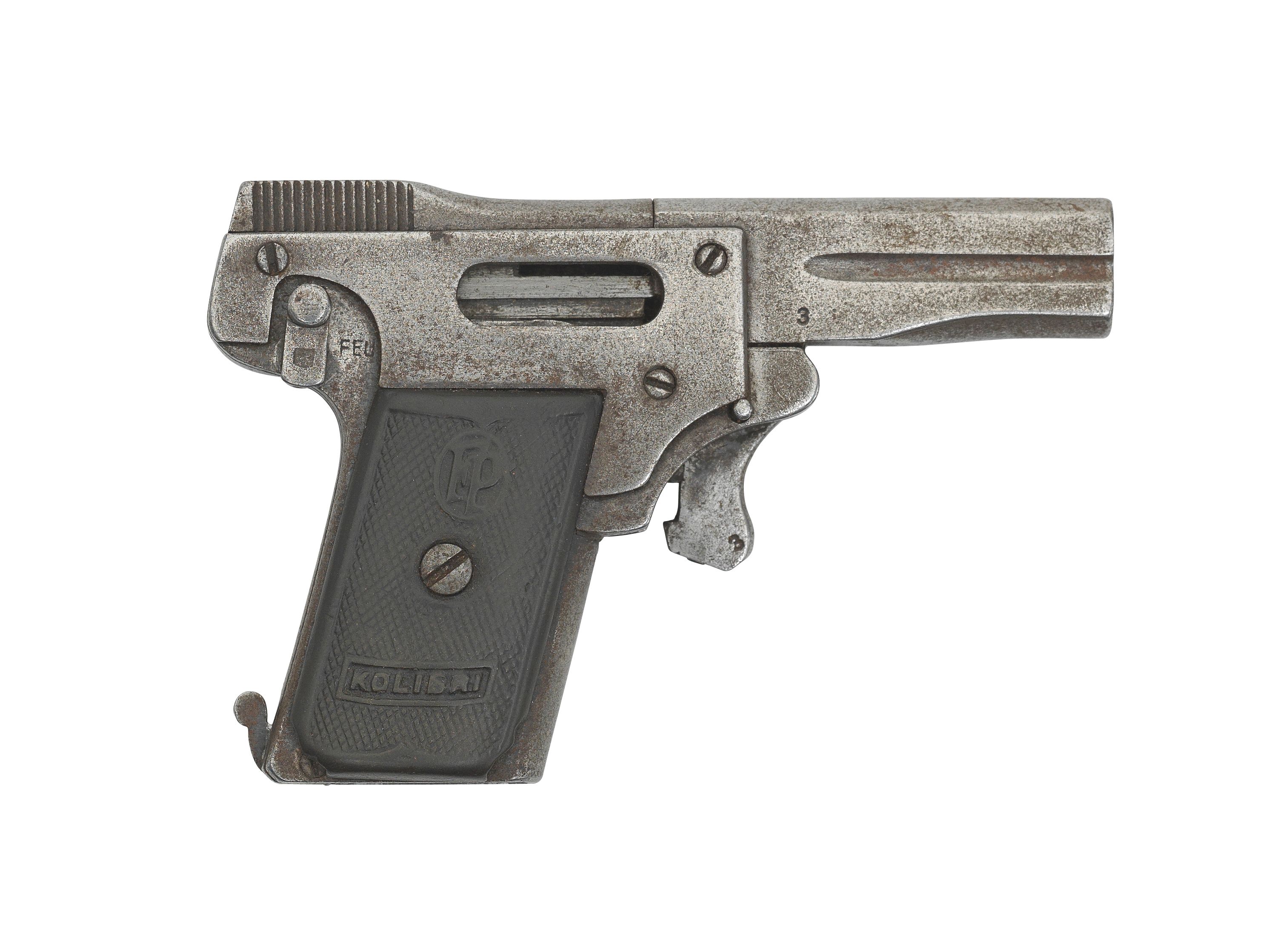 Bonhams : A 2.7mm miniature semi-automatic pistol by Kolibri, no. 3