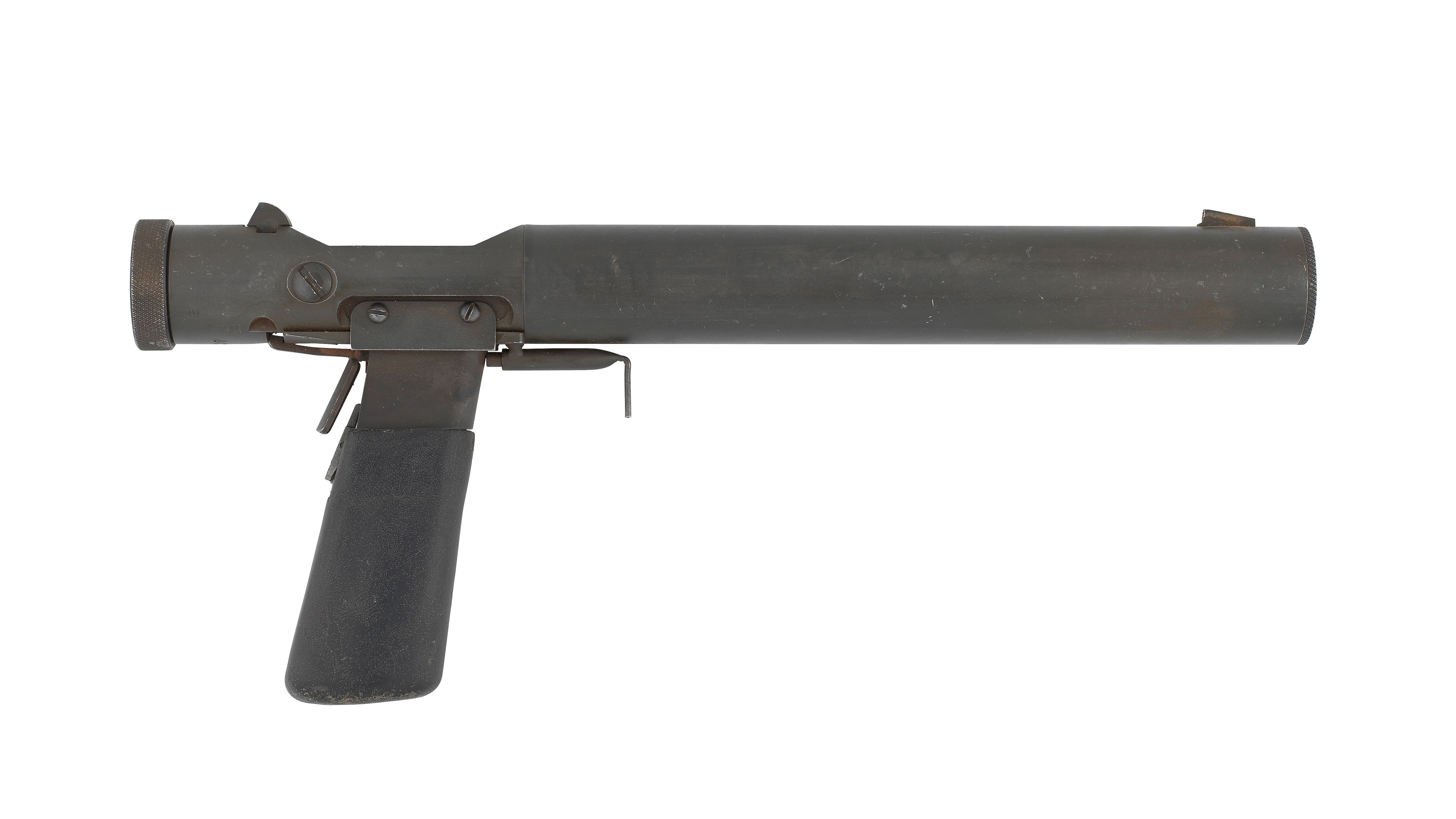 Bonhams : A deactivated 7.65mm (.32 A.C.P.) MkIIA Welrod pistol, no ...