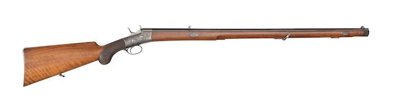 Bonhams : A 9.3x57R (.360 2¼in. Express) 'Bird Rifle No. 28' rolling ...