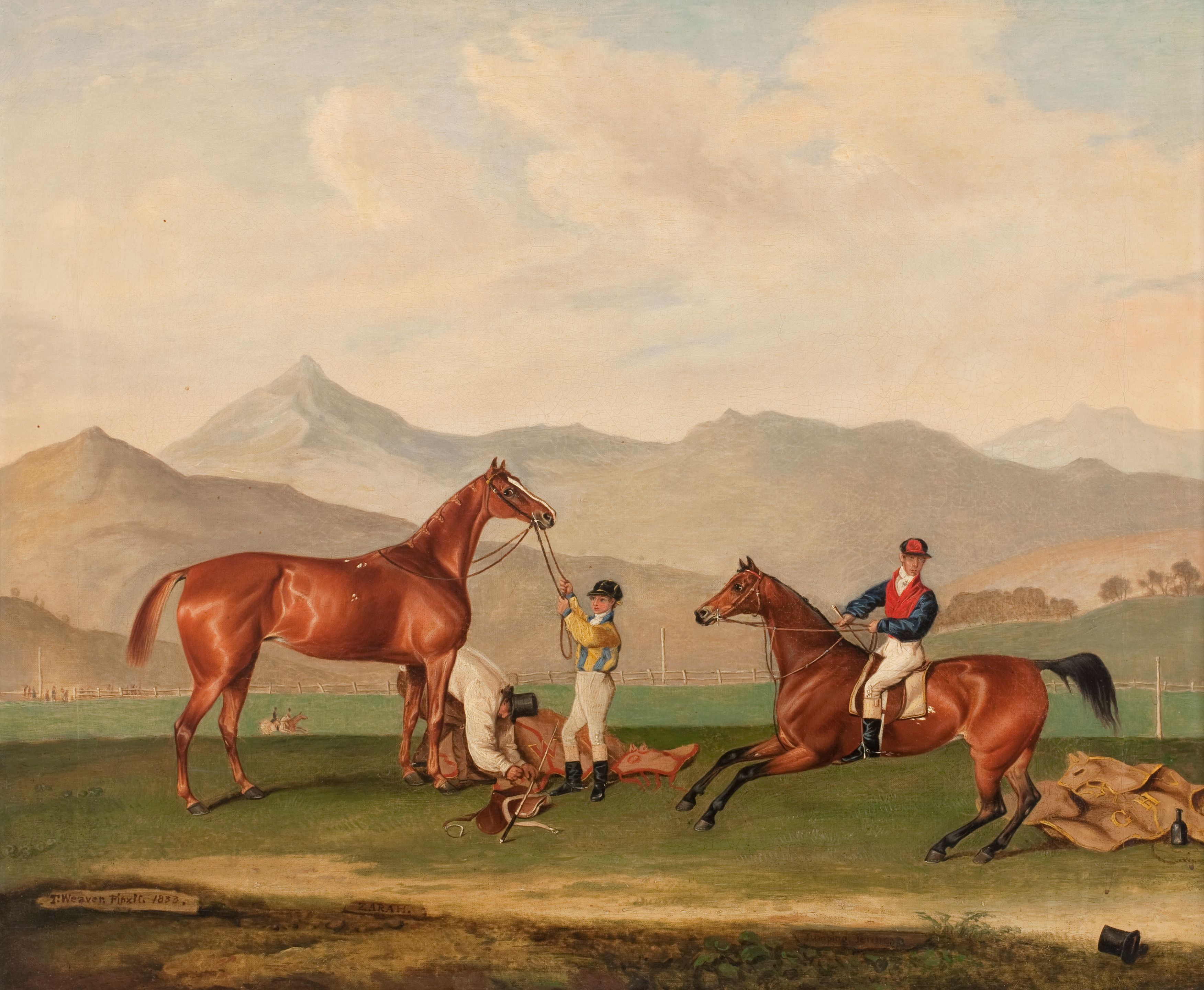 Bonhams : Thomas Weaver (British, 1774-1843) Zarah & Jumping Jenney on ...