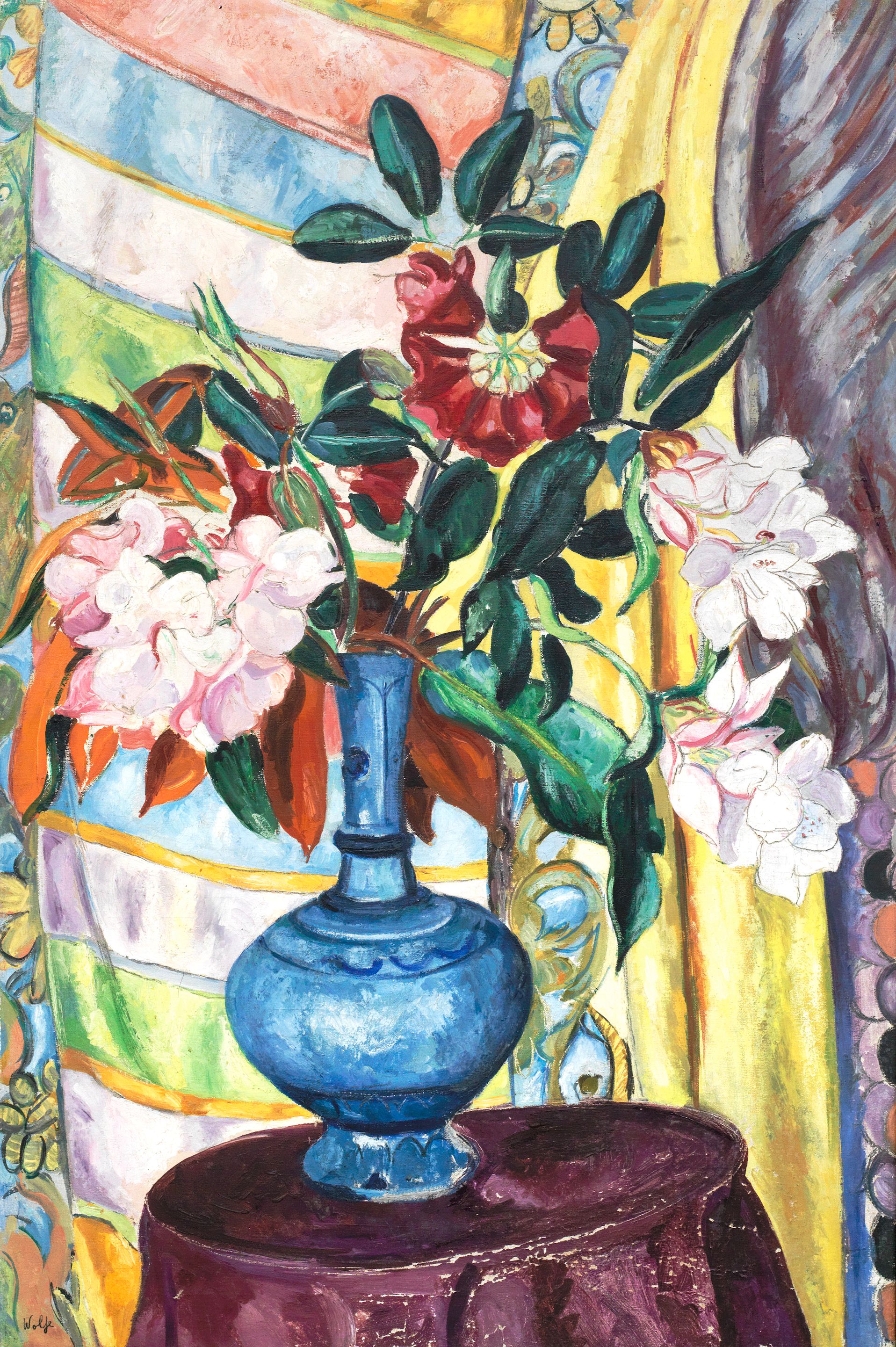 Bonhams : Edward Wolfe (South African, 1897-1982) Rhododendrons, Portmerion