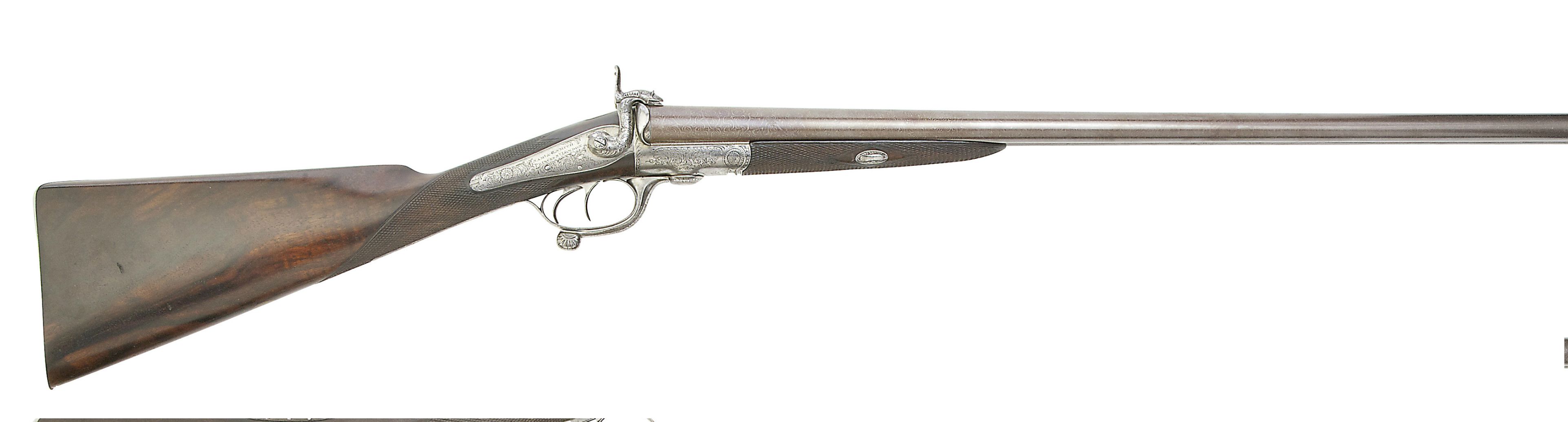 Bonhams : A 13-Bore D.B. Pin-Fire Sporting Gun