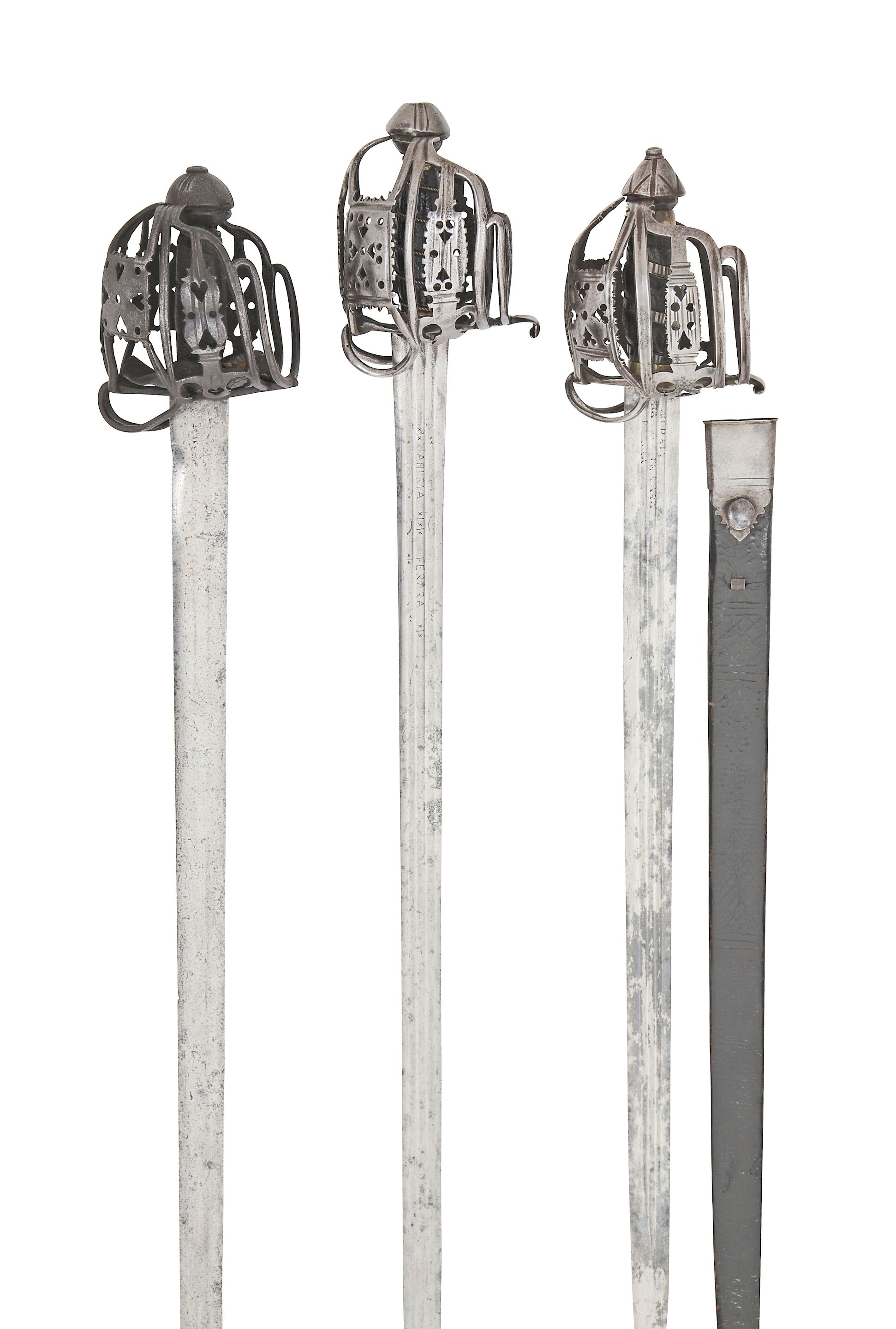 Bonhams : A Scottish Basket-Hilted Broadsword