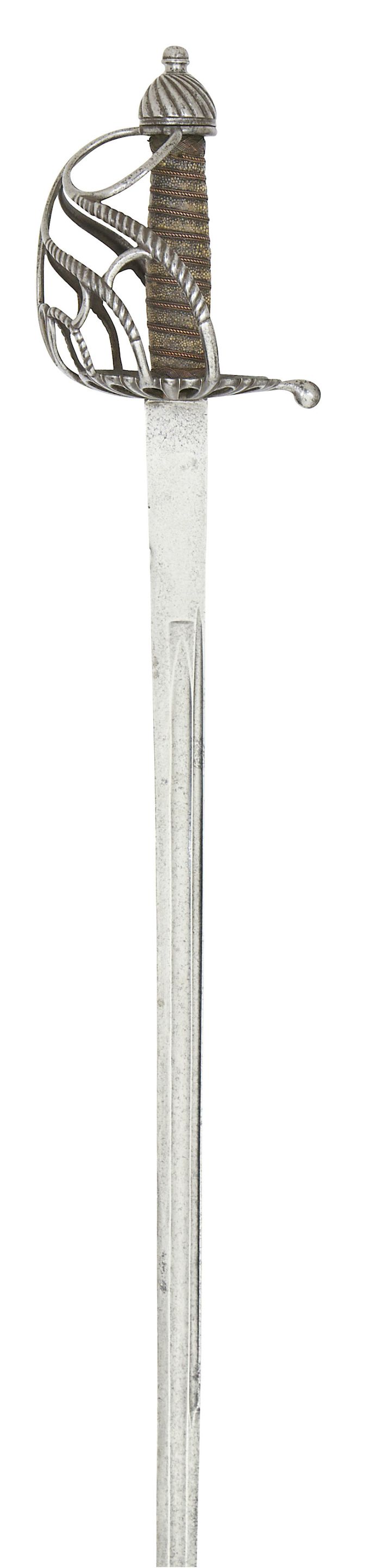 Bonhams : A Cavalry Officer's Basket-Hilted Backsword