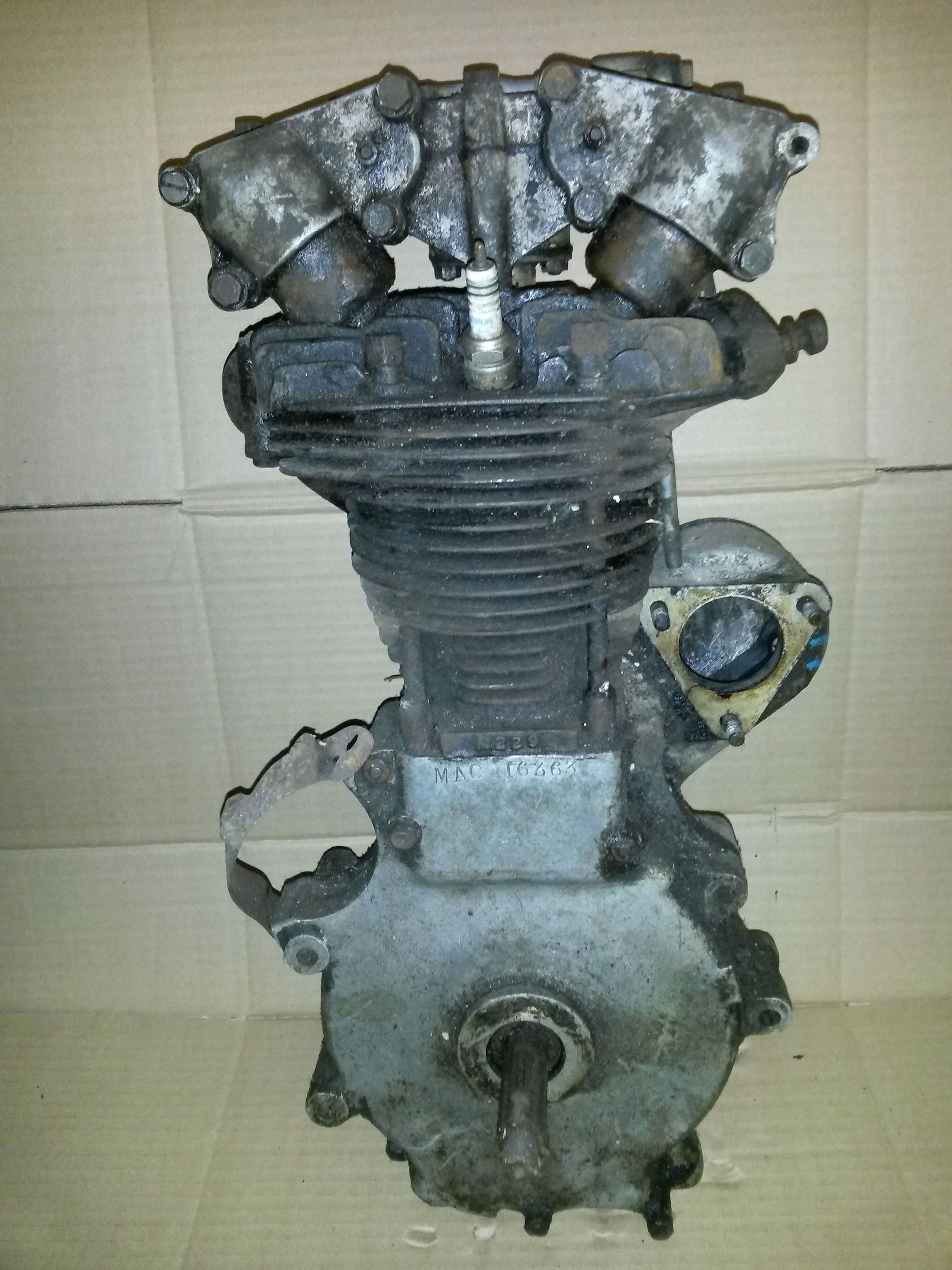 Bonhams Cars : A Velocette MAC engine,