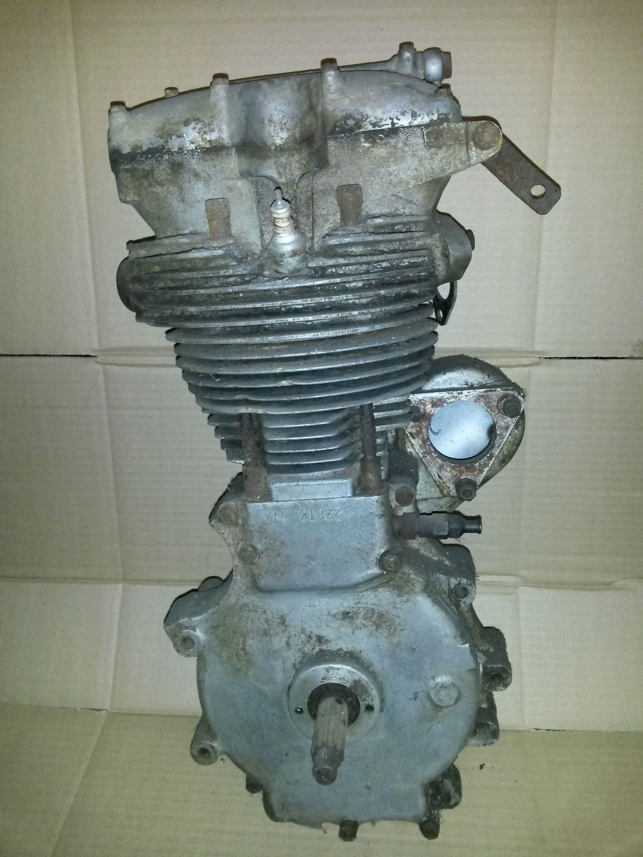 Bonhams Cars : A Velocette MAC engine,