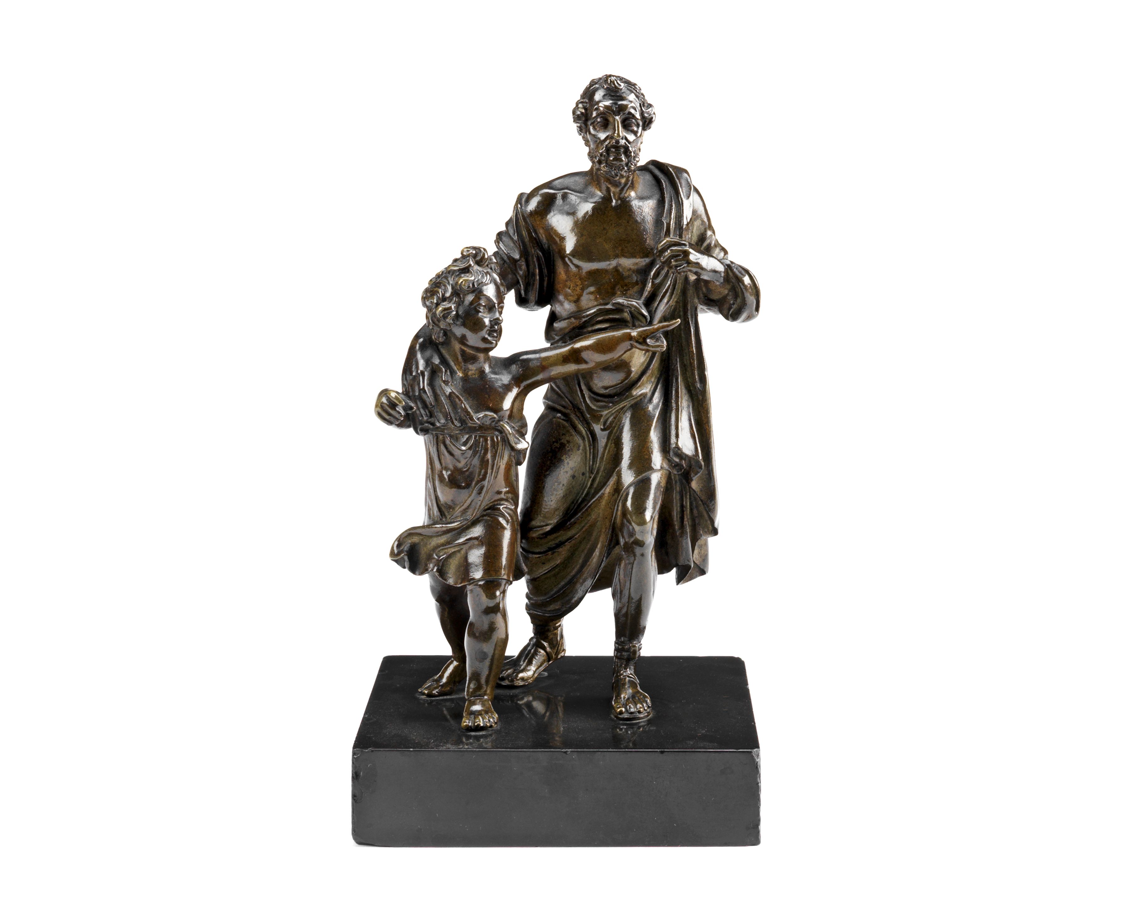 Bonhams : A late 18th / early 19th century Italian patinated bronze ...
