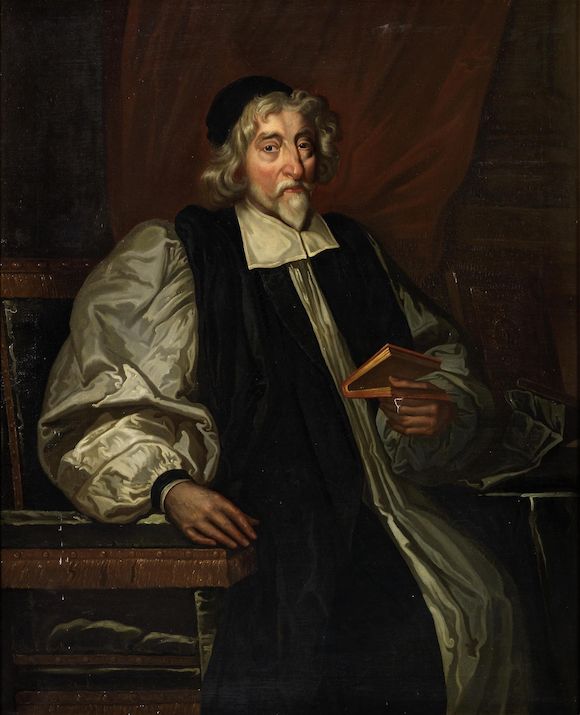 Bonhams : English School, 19th Century Portrait of Peter Gunning (1614 ...