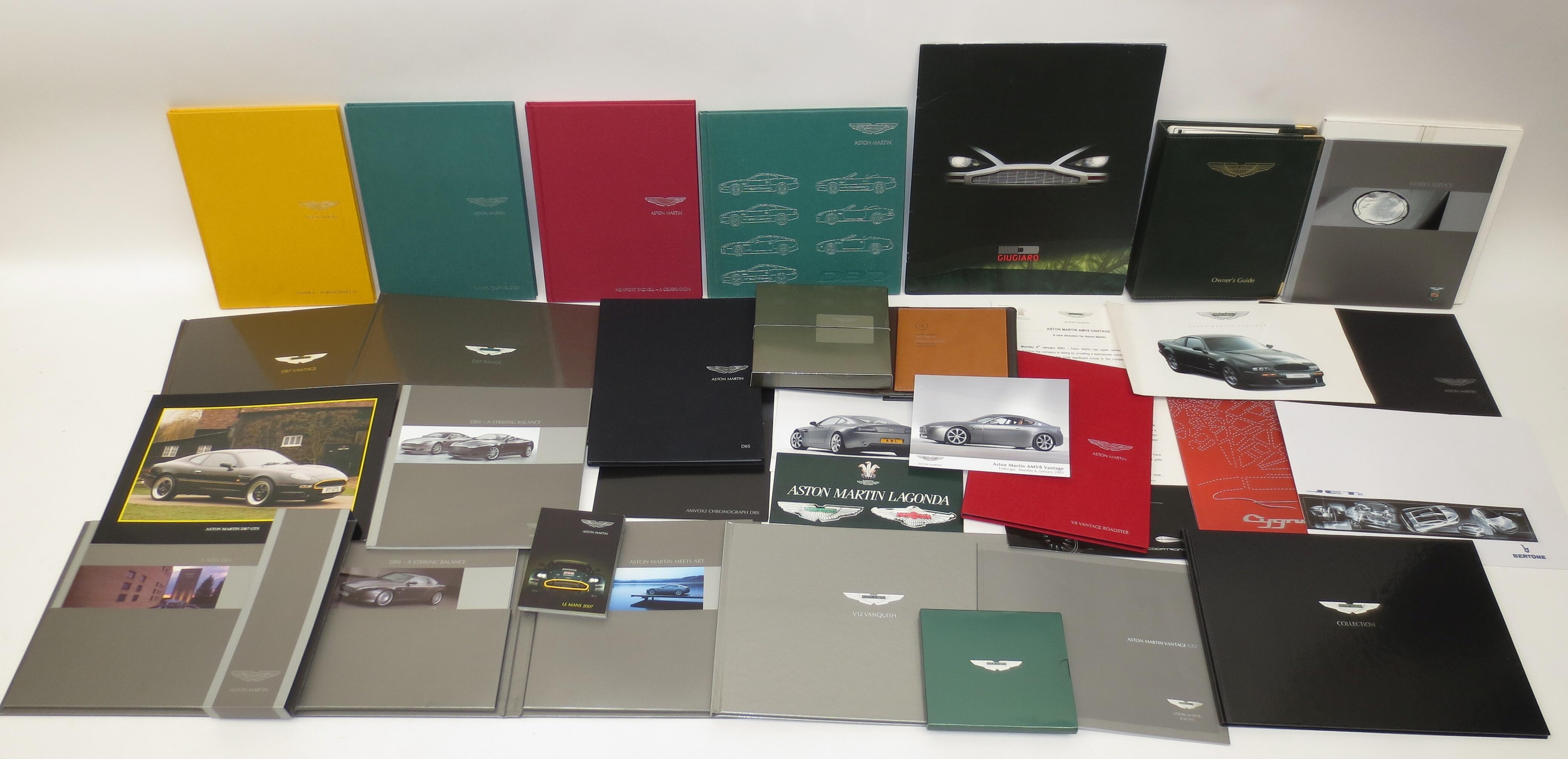 Bonhams Cars : Assorted Aston Martin promotional literature, ((Qty))