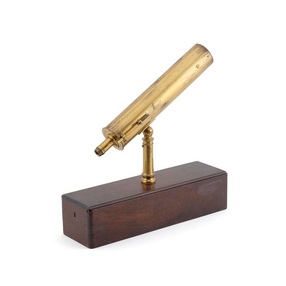 Bonhams : A 2 inch James Short reflecting telescope on stand, English ...