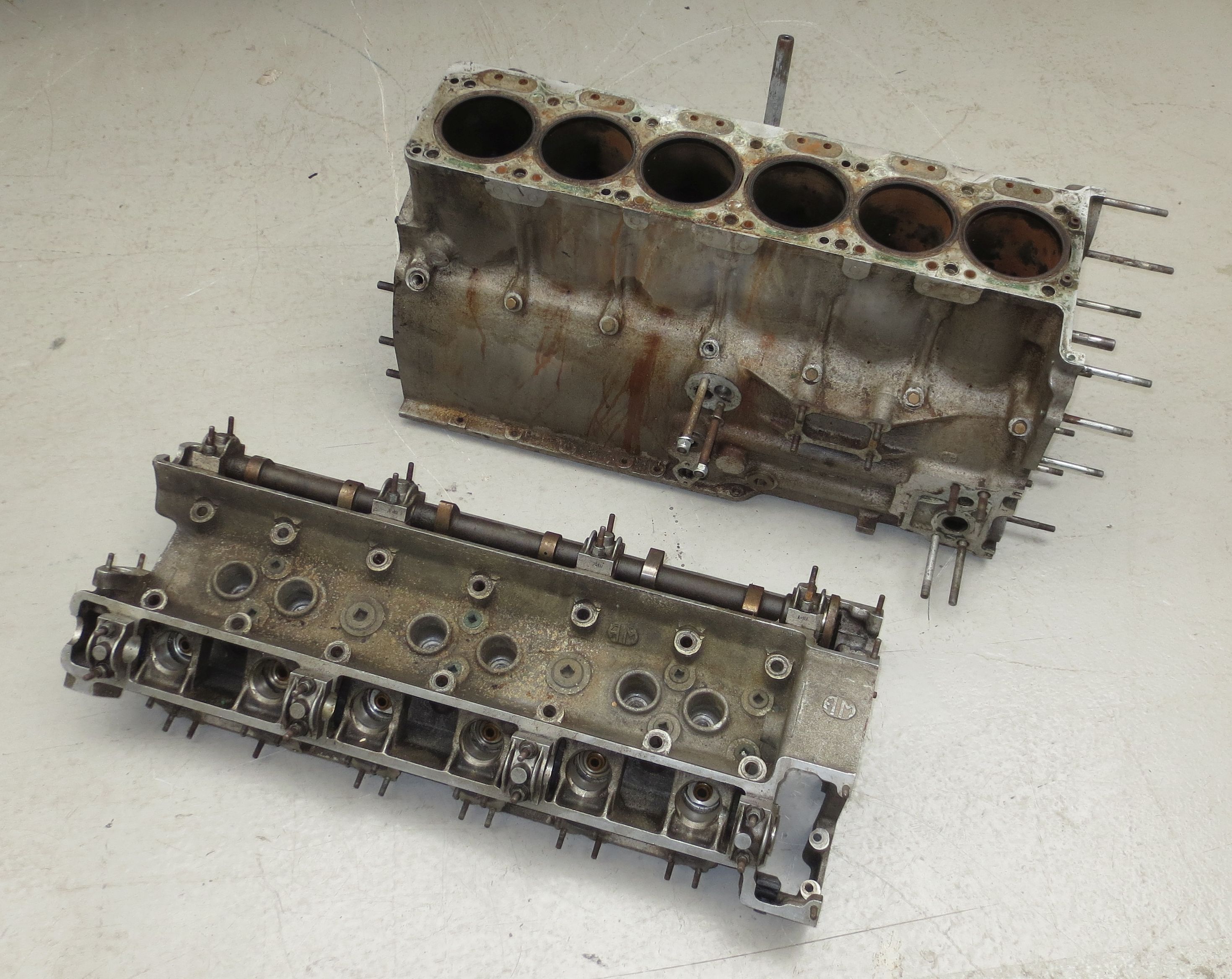 Bonhams Cars : An Aston Martin DB5/6 4-Litre 6-cylinder engine block ...