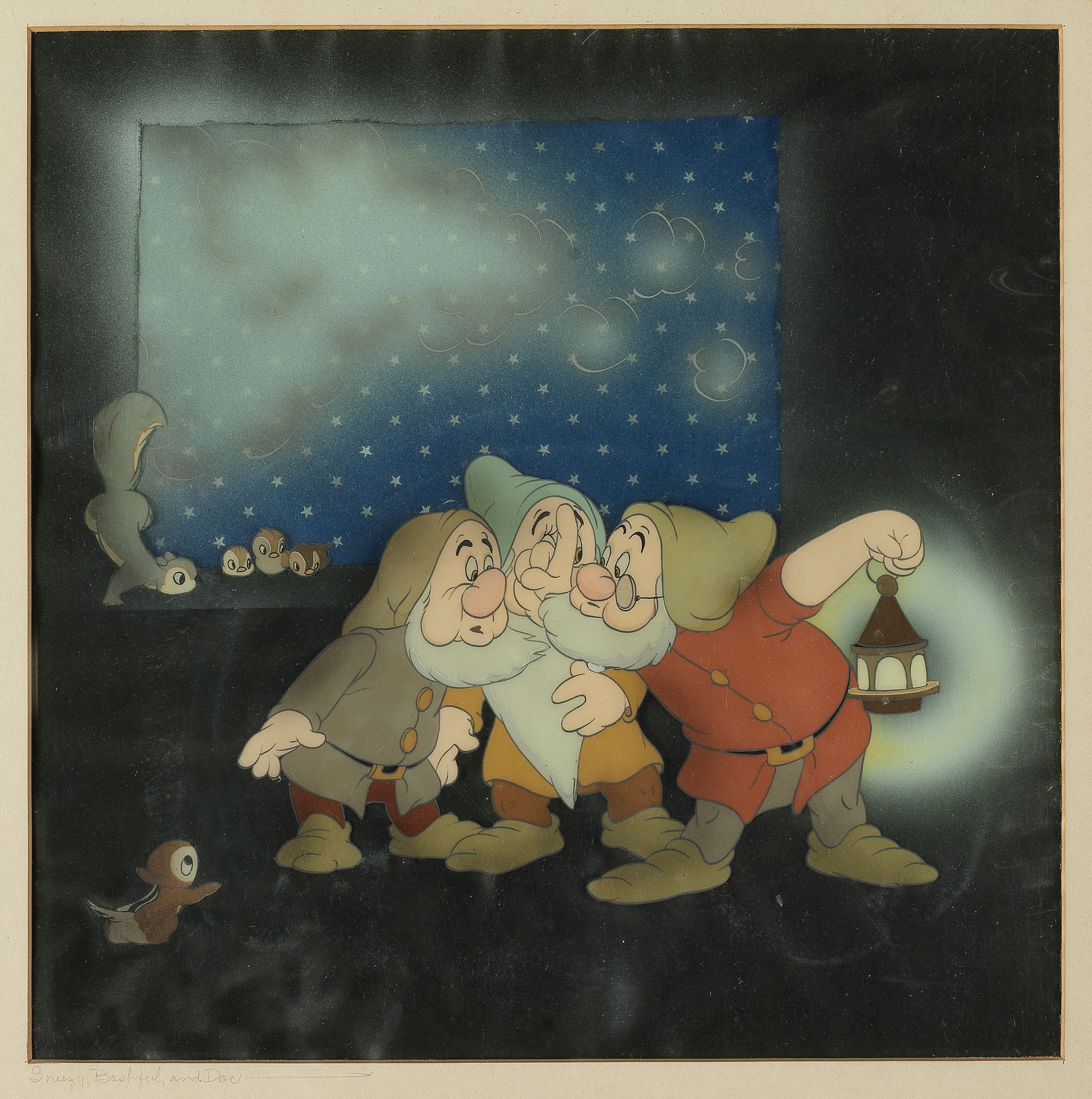 Bonhams : Snow White And The Seven Dwarfs An original cel of Doc ...