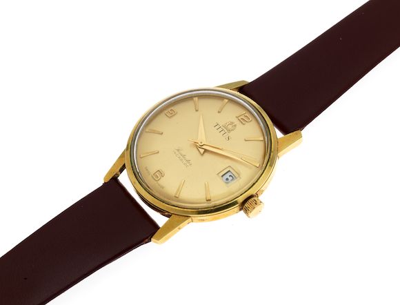 Bonhams : Solvil & Titus. A stainless steel and gold plated manual wind ...