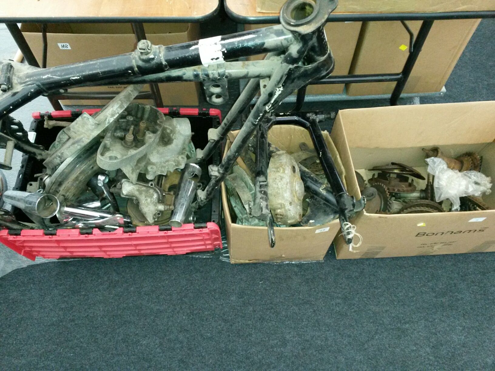 Bonhams Cars : A BSA B33 frame, ((Qty))