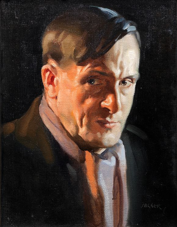 Bonhams : David Jagger R.O.I. (British, 1891-1958) Portrait of James ...