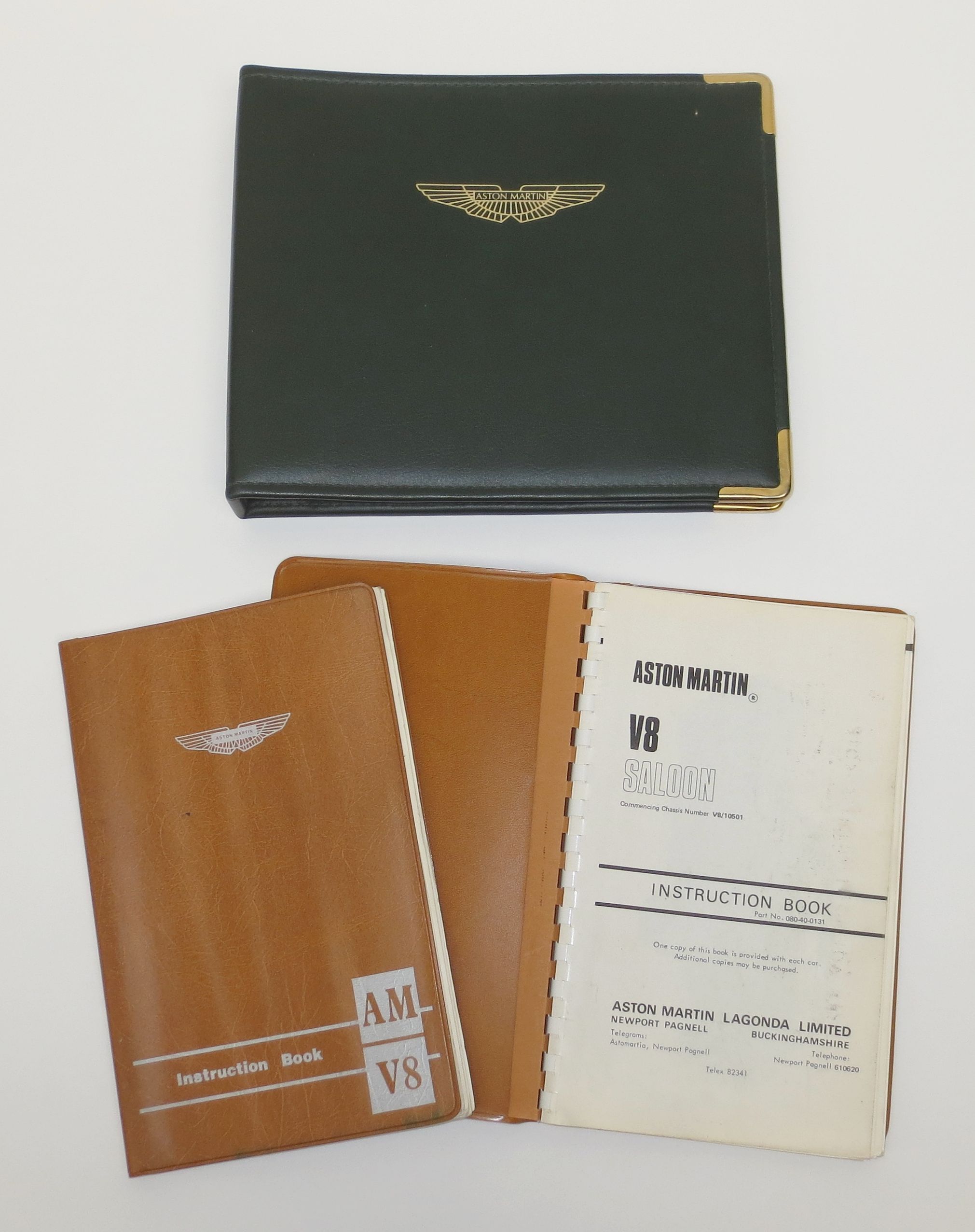 Bonhams Cars : Two instruction books and an Owner's handbook for Aston ...