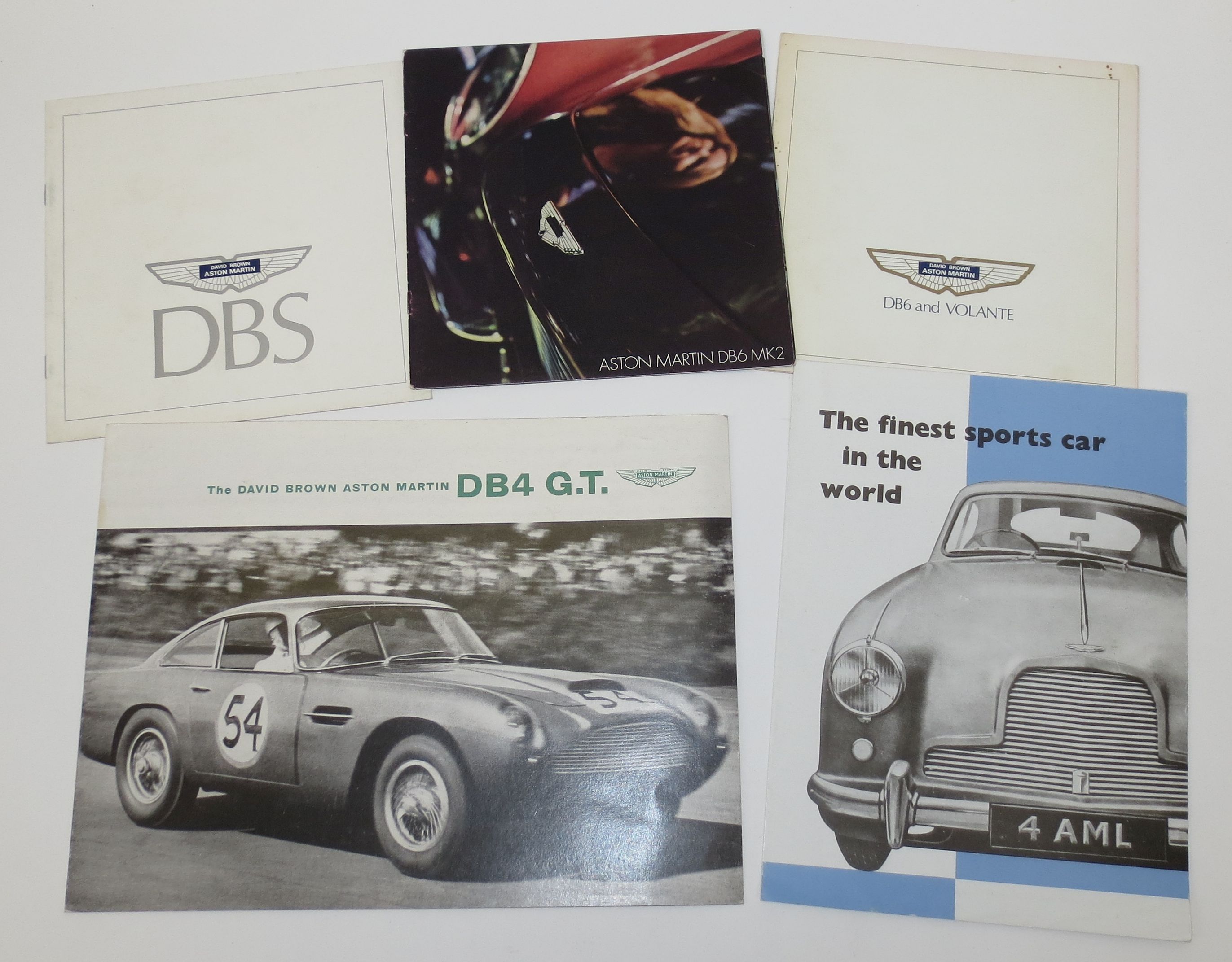 Bonhams Cars : Five Aston Martin sale brochures, ((5))
