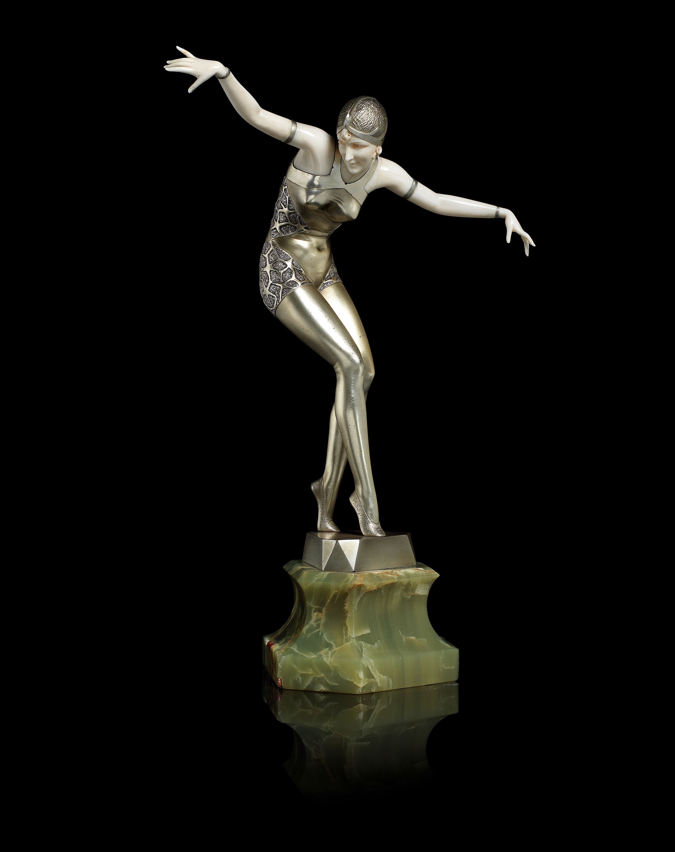 Bonhams : Ferdinand Preiss (German, 1892-1943) 'Cabaret Girl' a ...