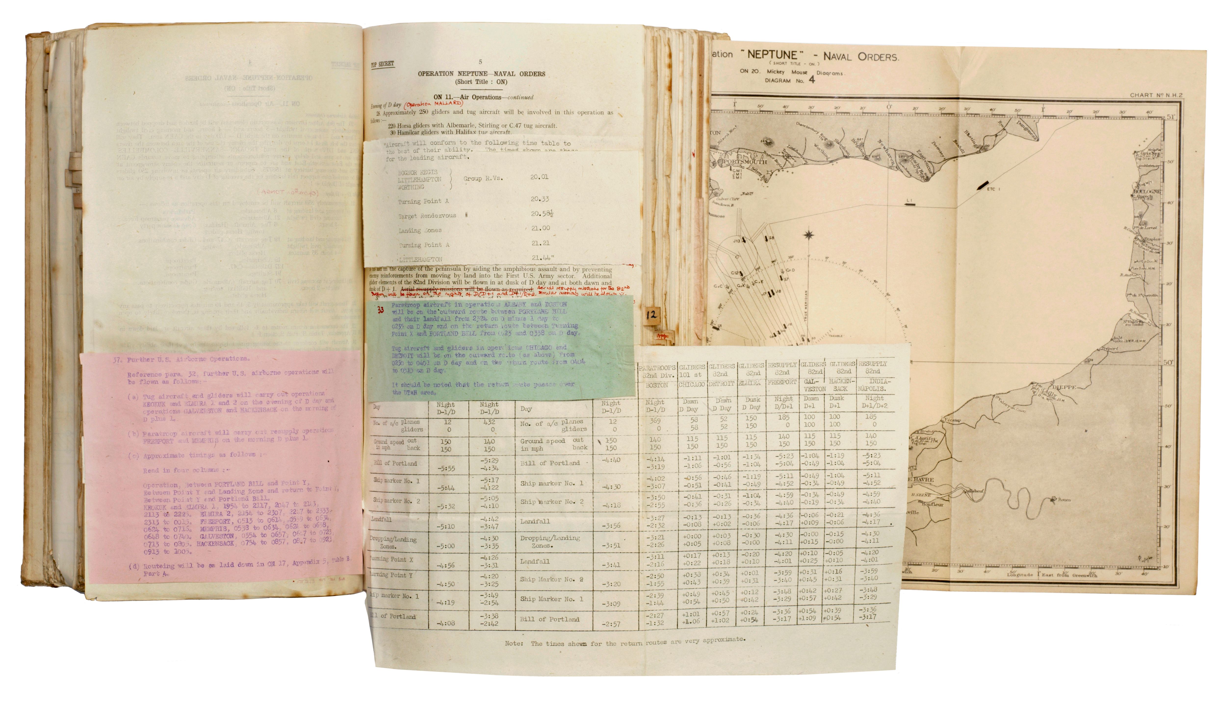 Bonhams : WORLD WAR TWO - OPERATION NEPTUNE Top Secret. Operation ...