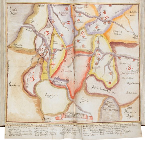 Bonhams : SEUTTER (MATTHAUS) and others Composite atlas, Augsburg, the ...