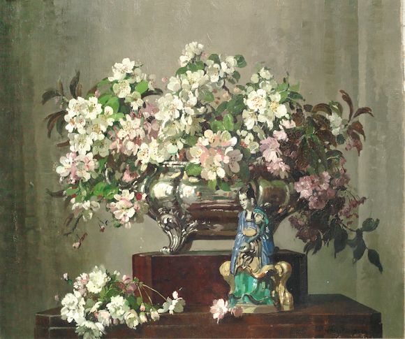 Bonhams : Herbert Davis Richter (British, 1874-1955) Apple and cherry ...