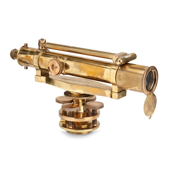 Bonhams A 19th Century Brass Lacquered Theodolite