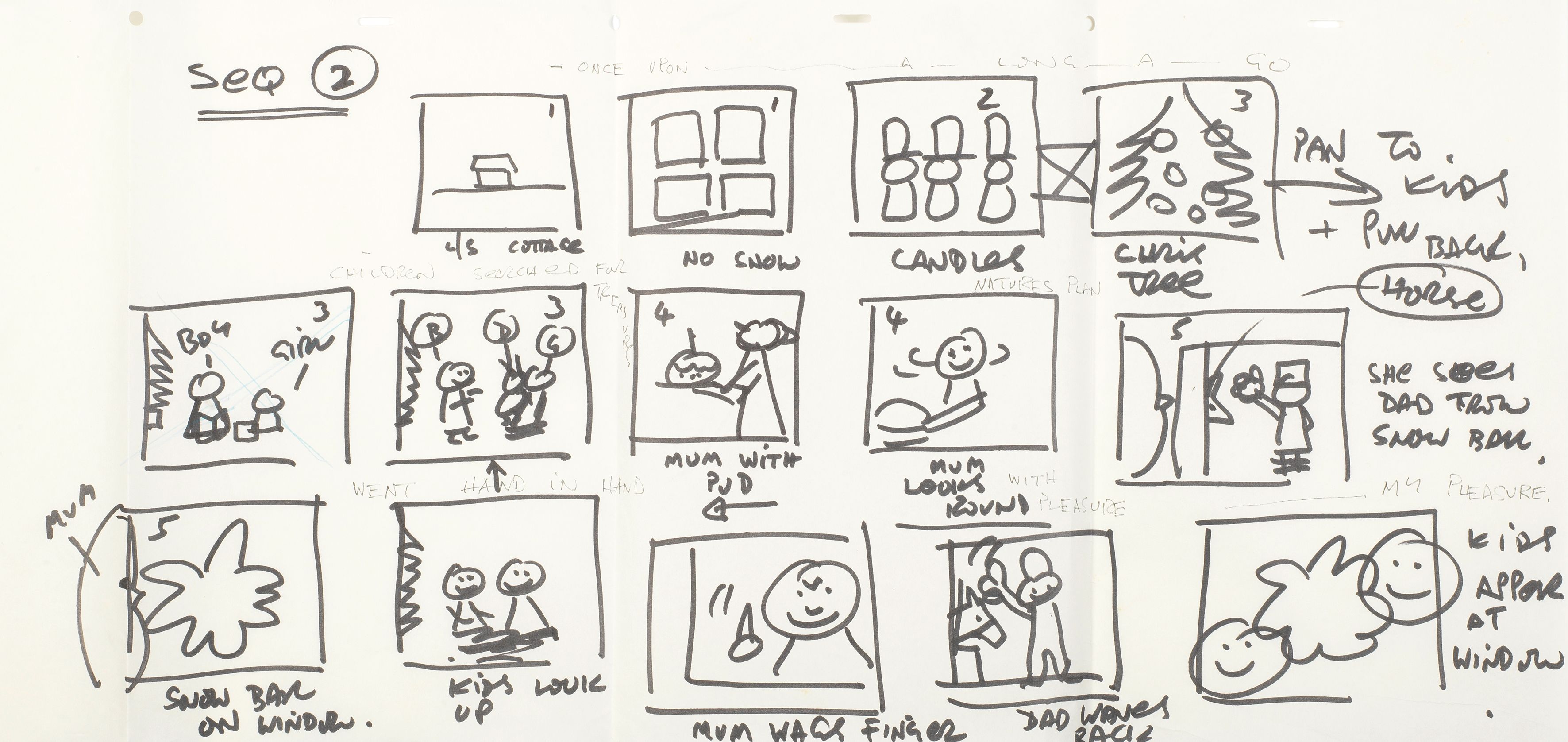 Bonhams : Paul McCartney Drawings for the animation sequences in the ...