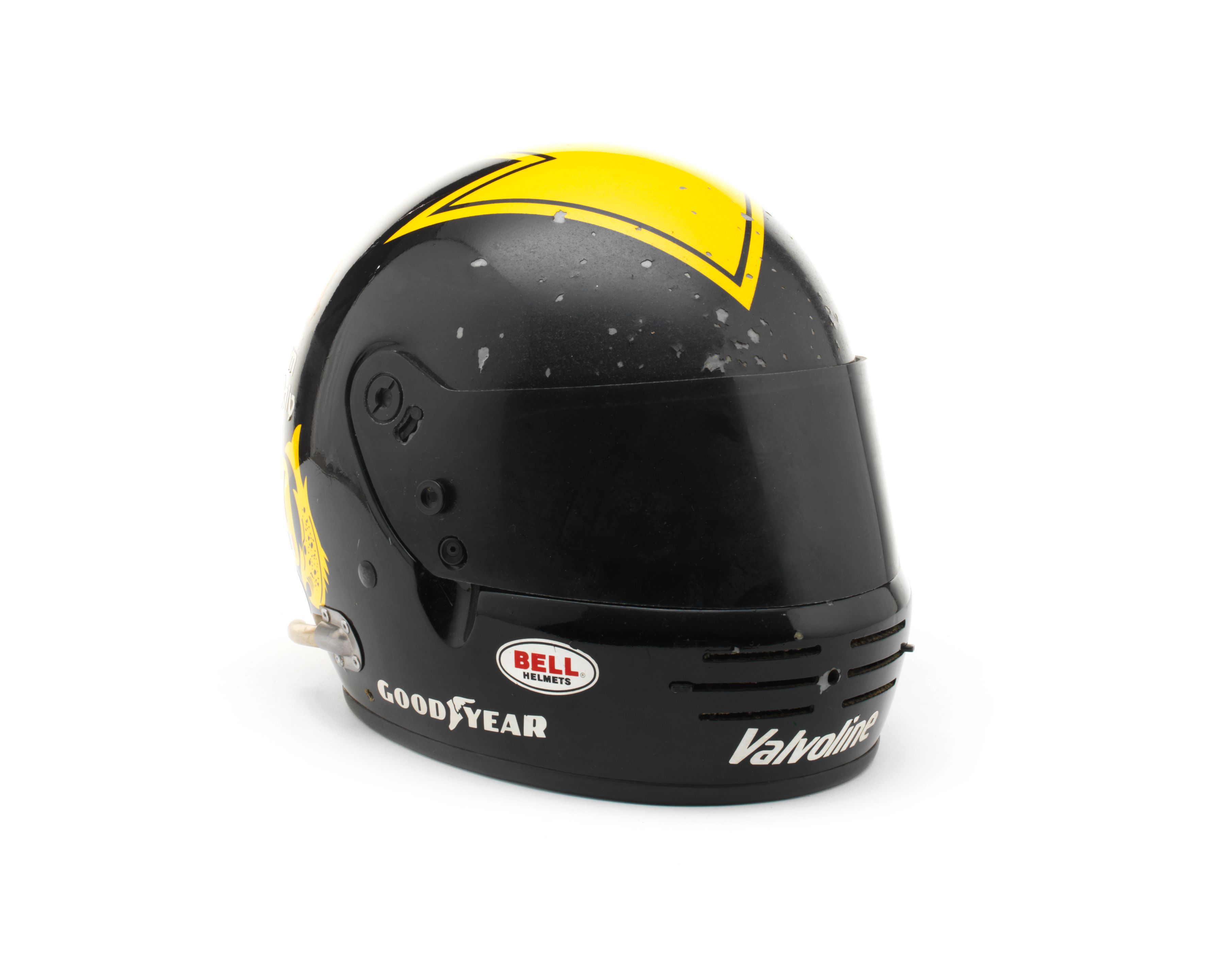 Bonhams Cars : A Derek Daly Bell helmet, post 1985, used at the 24 ...