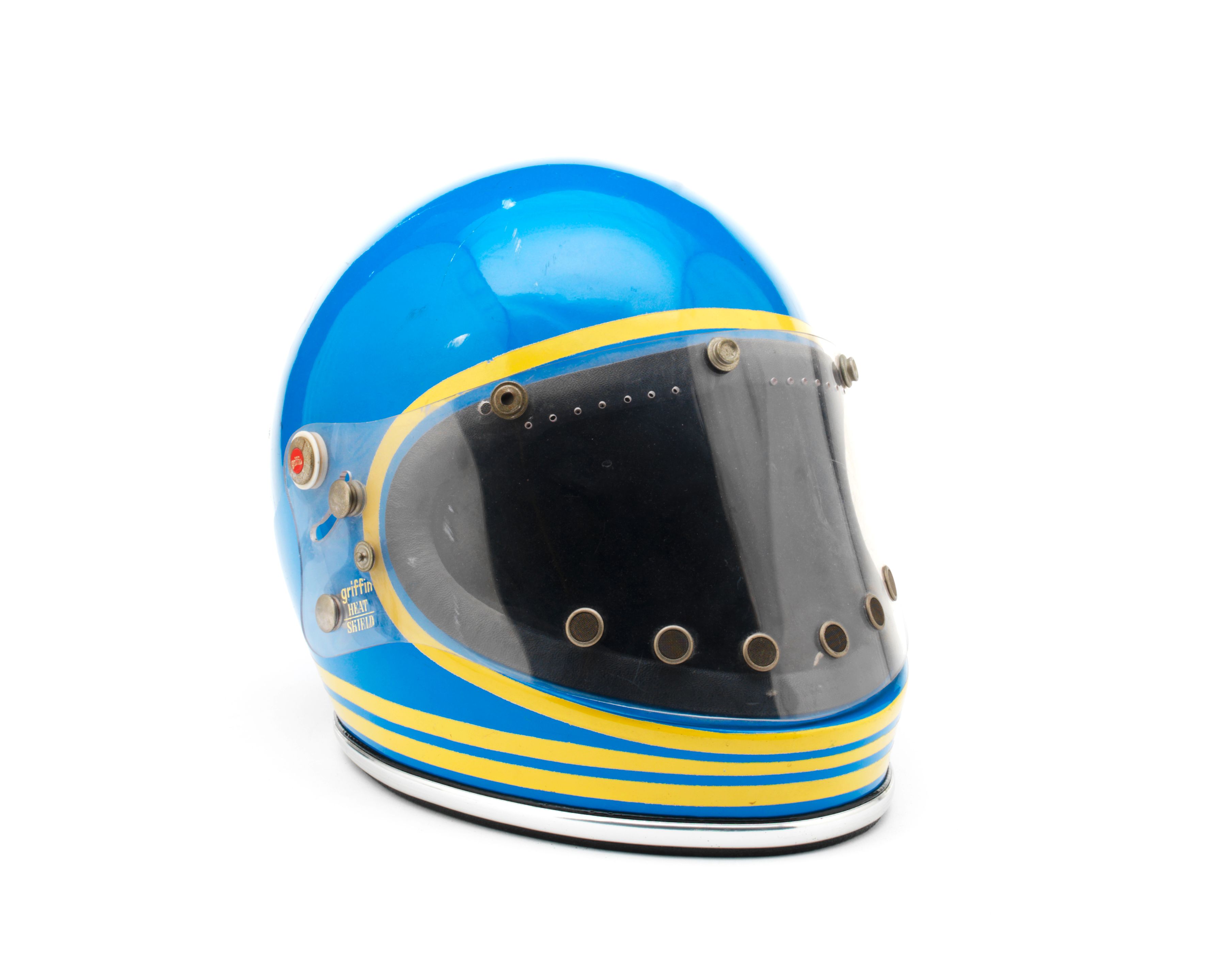 Bonhams Cars : A Ronnie Peterson 1974-75 Griffin clubman helmet,