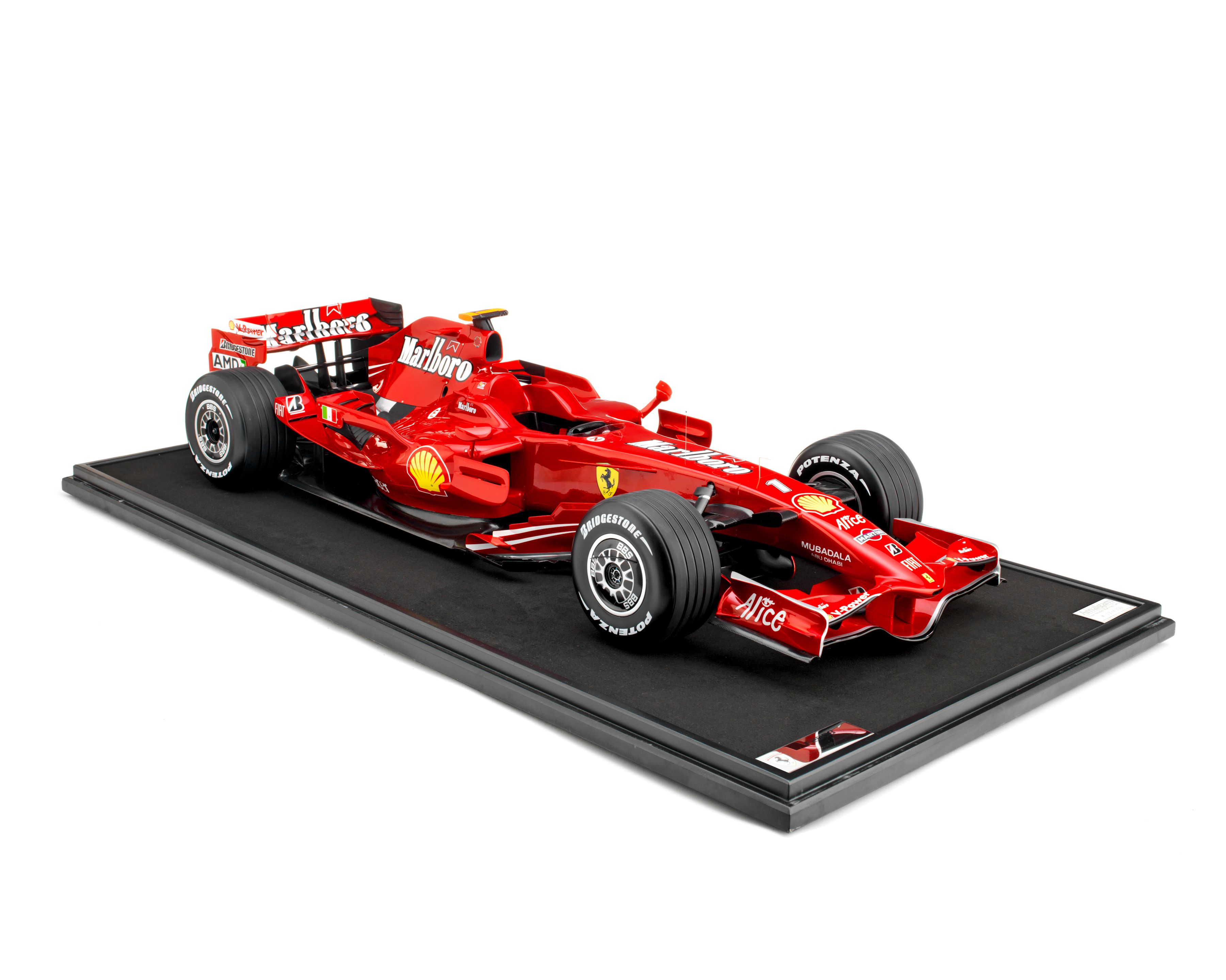 Bonhams Cars : A 1:5 scale model of Kimi Raikonnen's Ferrari F2008 by ...