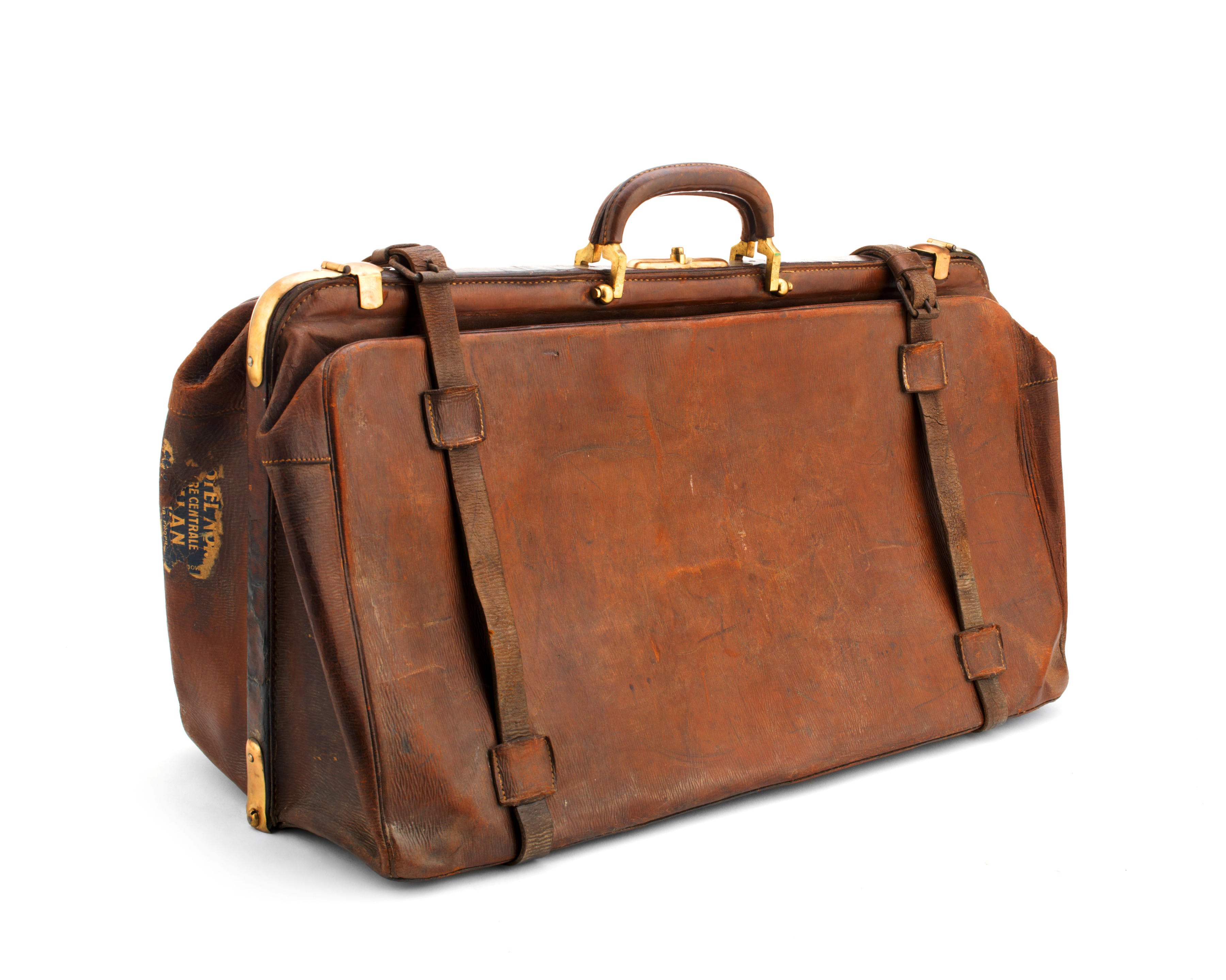 Bonhams Cars A Large Leather Gladstone Type Bag By Moynat Of Paris