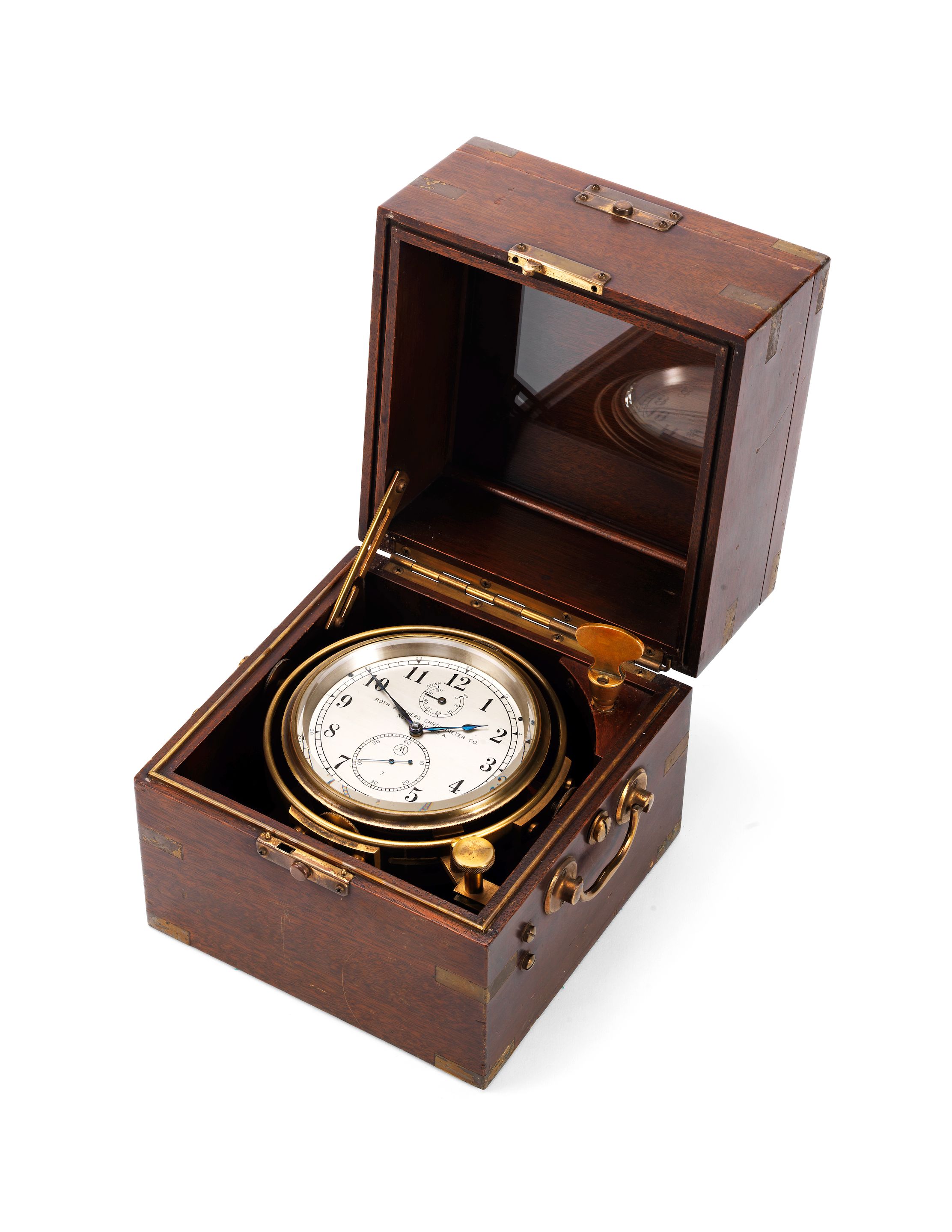 Bonhams : A rare mid 20th century American two day marine chronometer Roth Brothers Chronometer ...