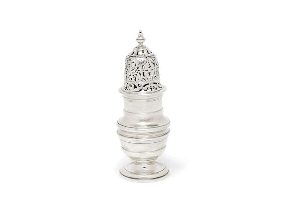 Bonhams : An 18th century Dutch silver caster maker's mark TS ...
