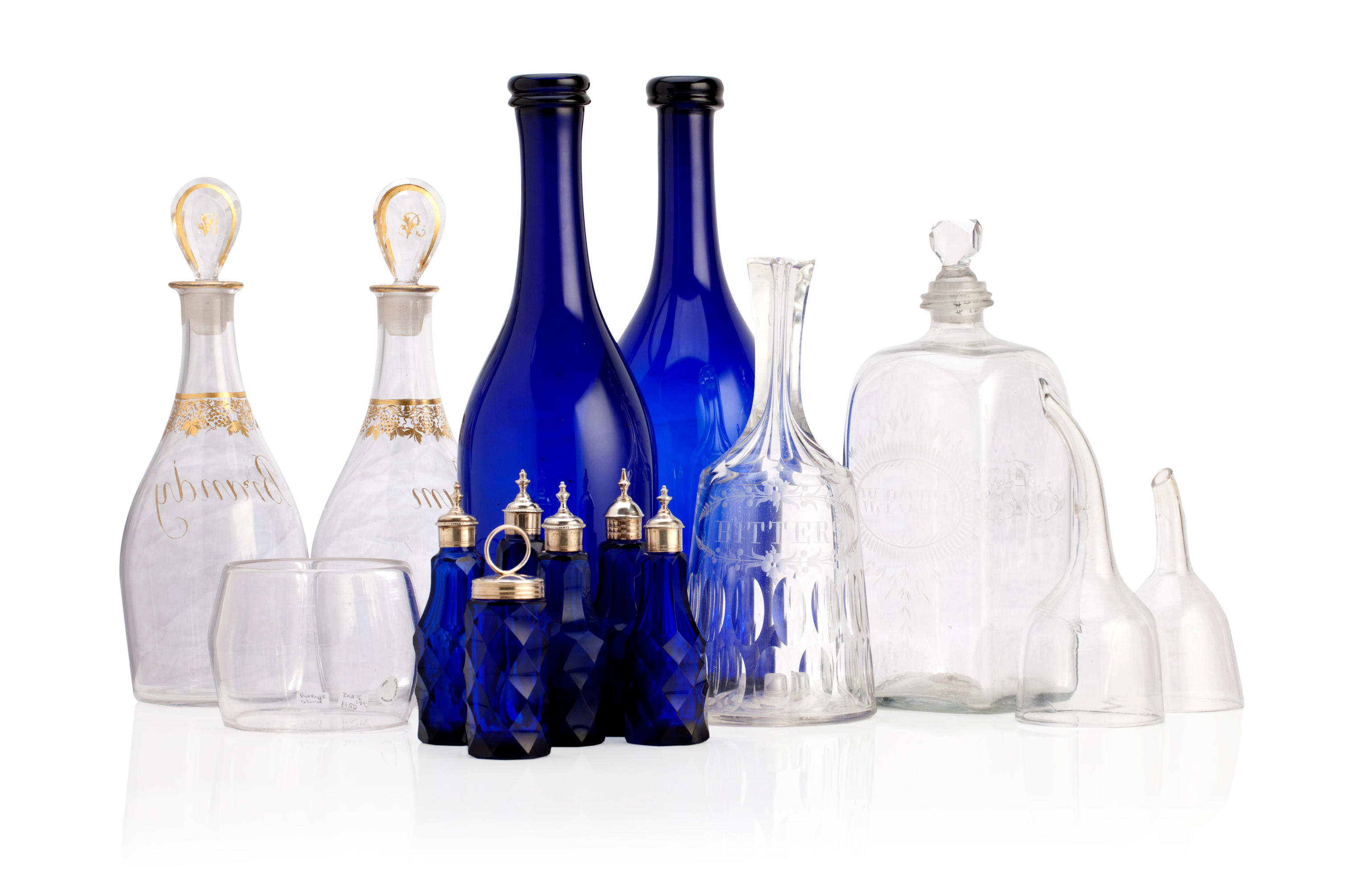 Bonhams A Collection Of English Glassware Late 18th19th Century