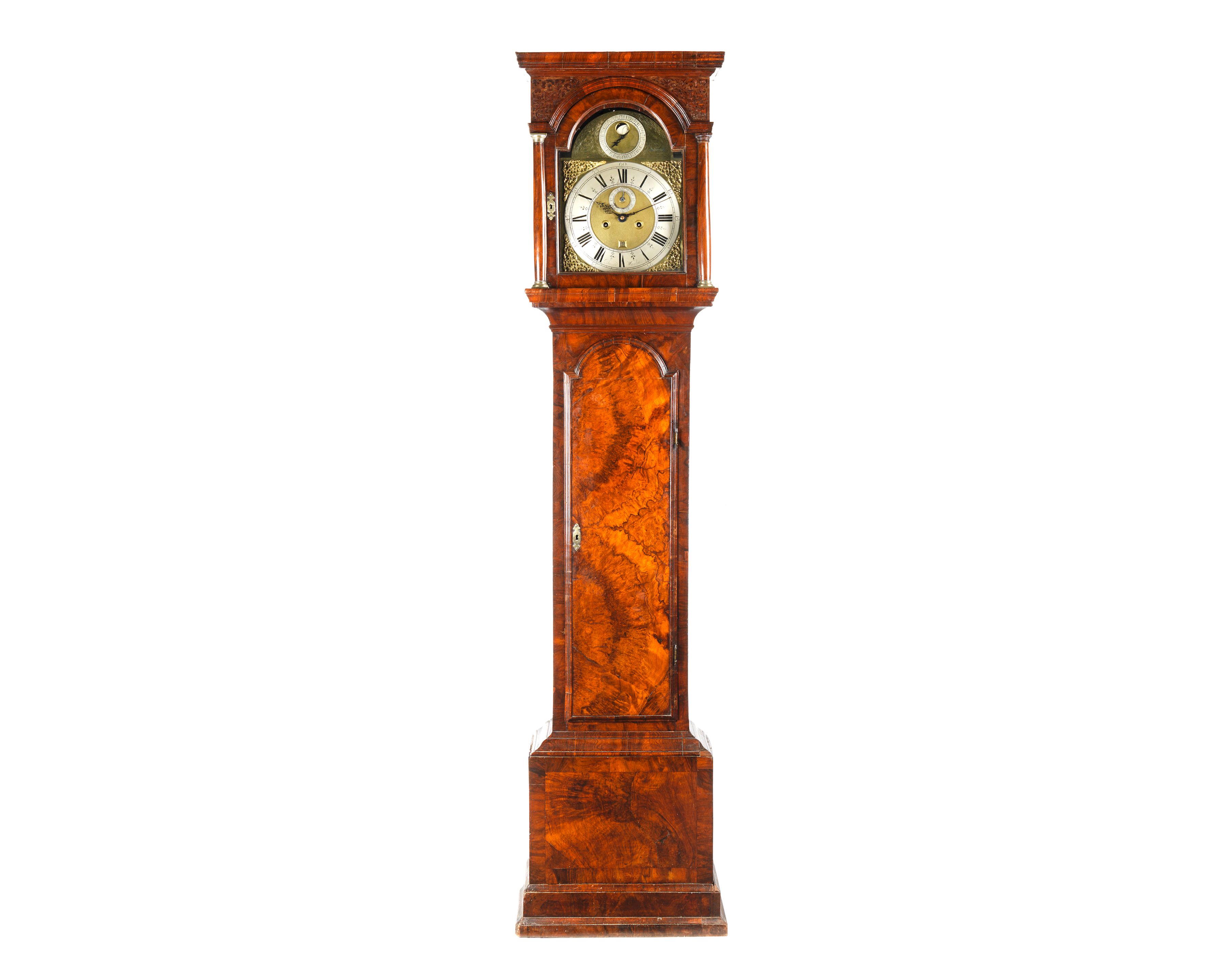 Bonhams : A good second quarter of the 18th century walnut longcase ...