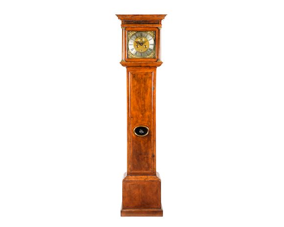 Bonhams : An early 18th Century walnut longcase clock Daniel Quare, London