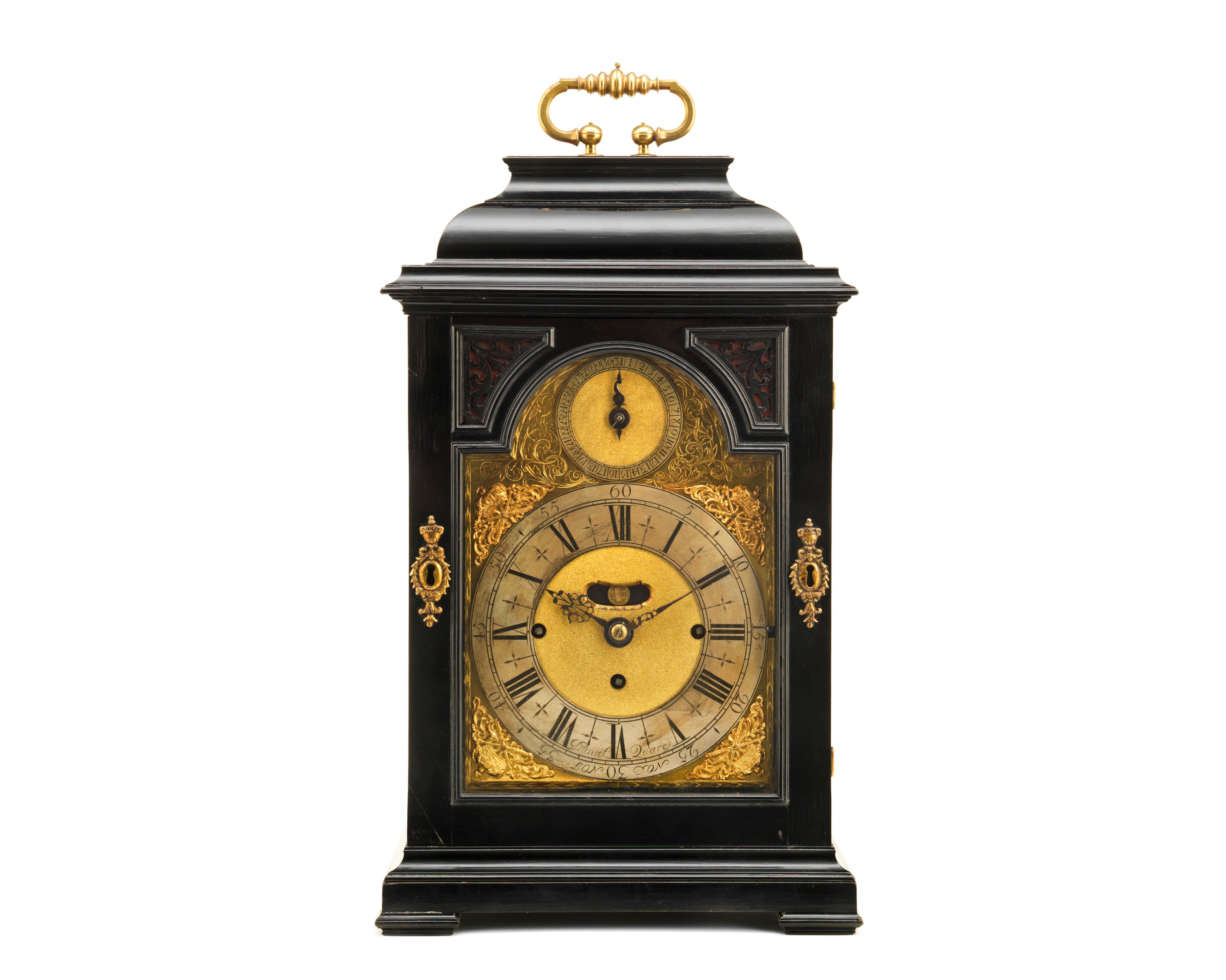 Bonhams : A 17th century and later quarter chiming table clock Dan ...